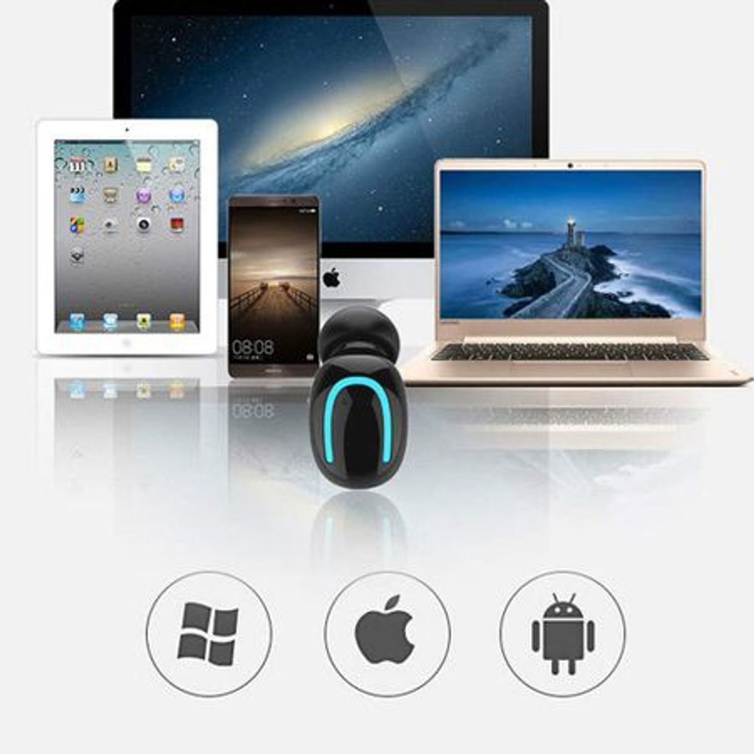 HOPE R - Casti Wireless HBQ-Q32, HOPE R, Bluetooth 5.0, muzica 3D ...