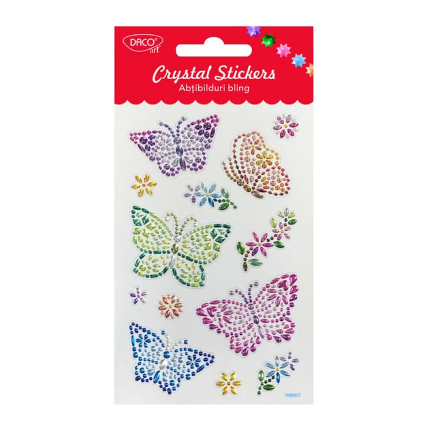 Daco - Abtibilduri Daco Bling Model Fluturi, 13 Buc/Set - elefant.ro