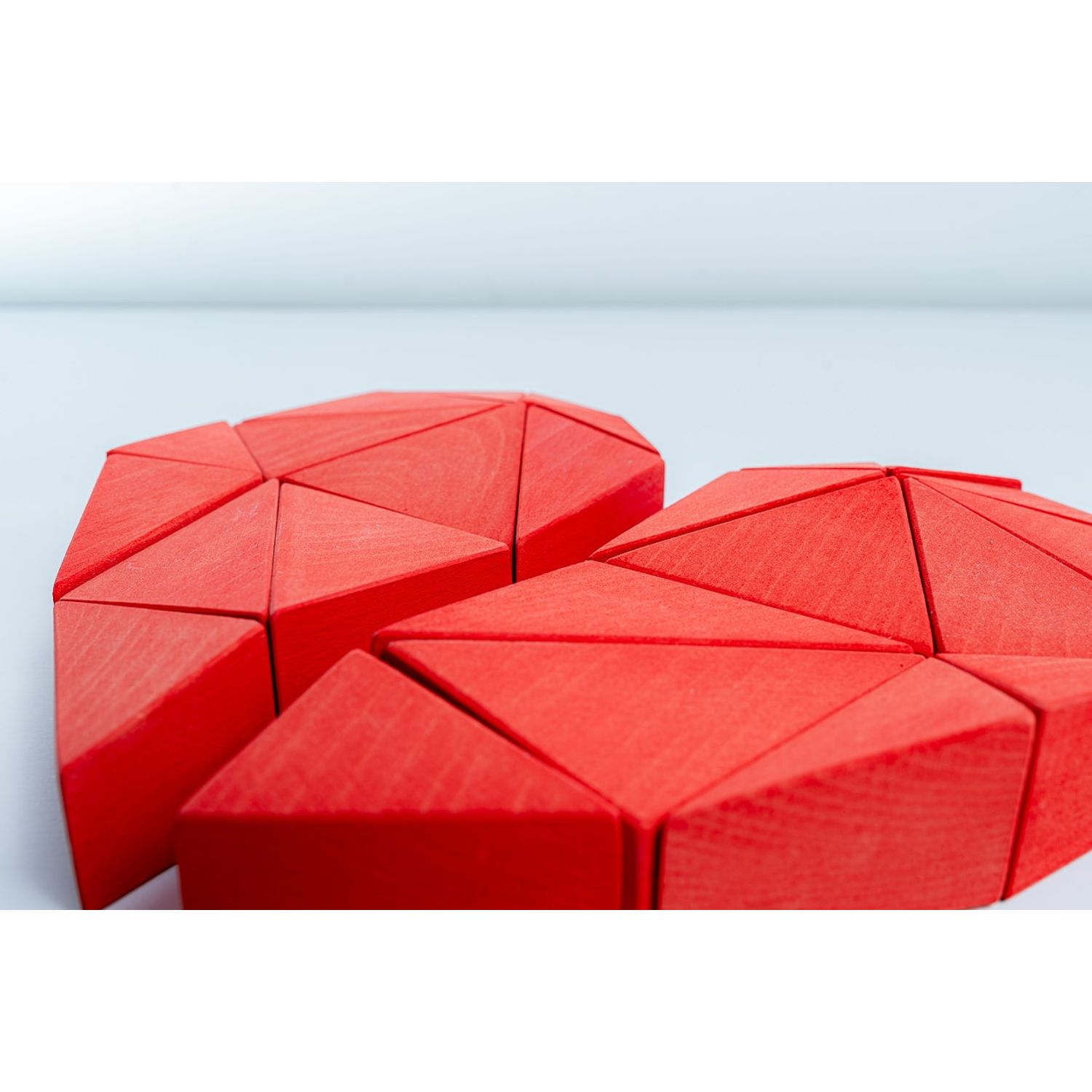 Joyeli - Inima puzzle Joyeli pentru copiii de +5 ani, rosu, 3D - elefant.ro