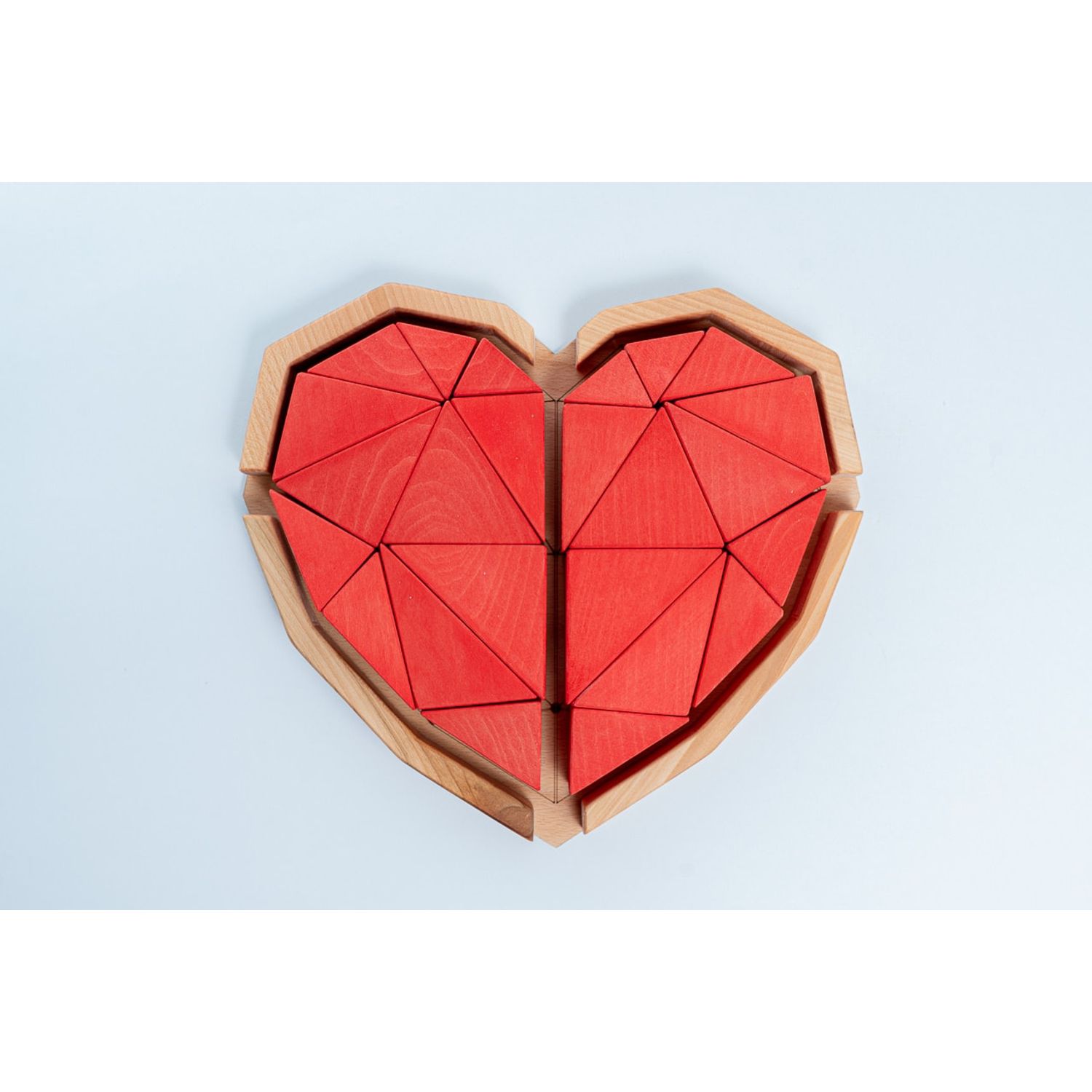 Joyeli - Inima puzzle Joyeli pentru copiii de +5 ani, rosu, 3D - elefant.ro