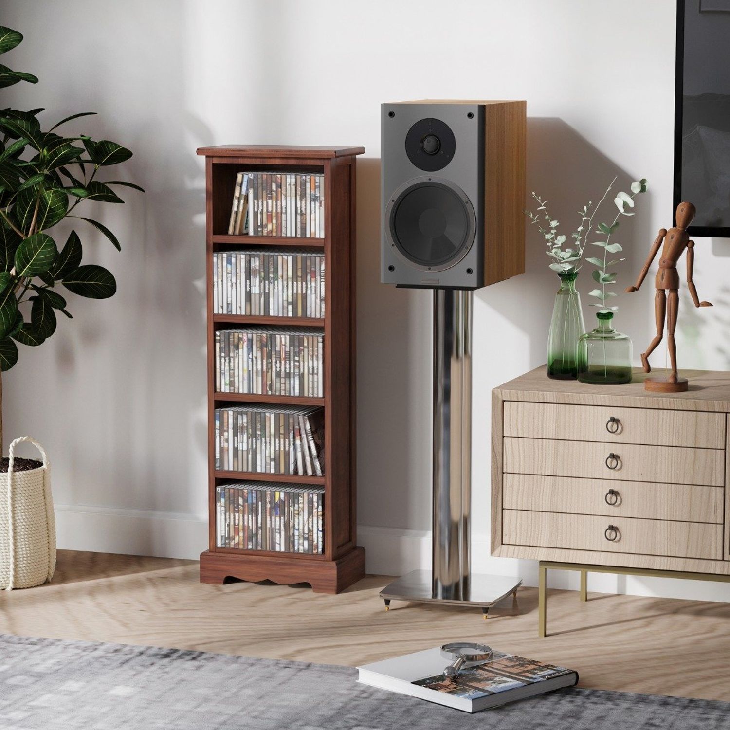 HOMCOM - HomCom Mobila 5 Rafturi in Lemn, Maro, 30x17x90cm - elefant.ro