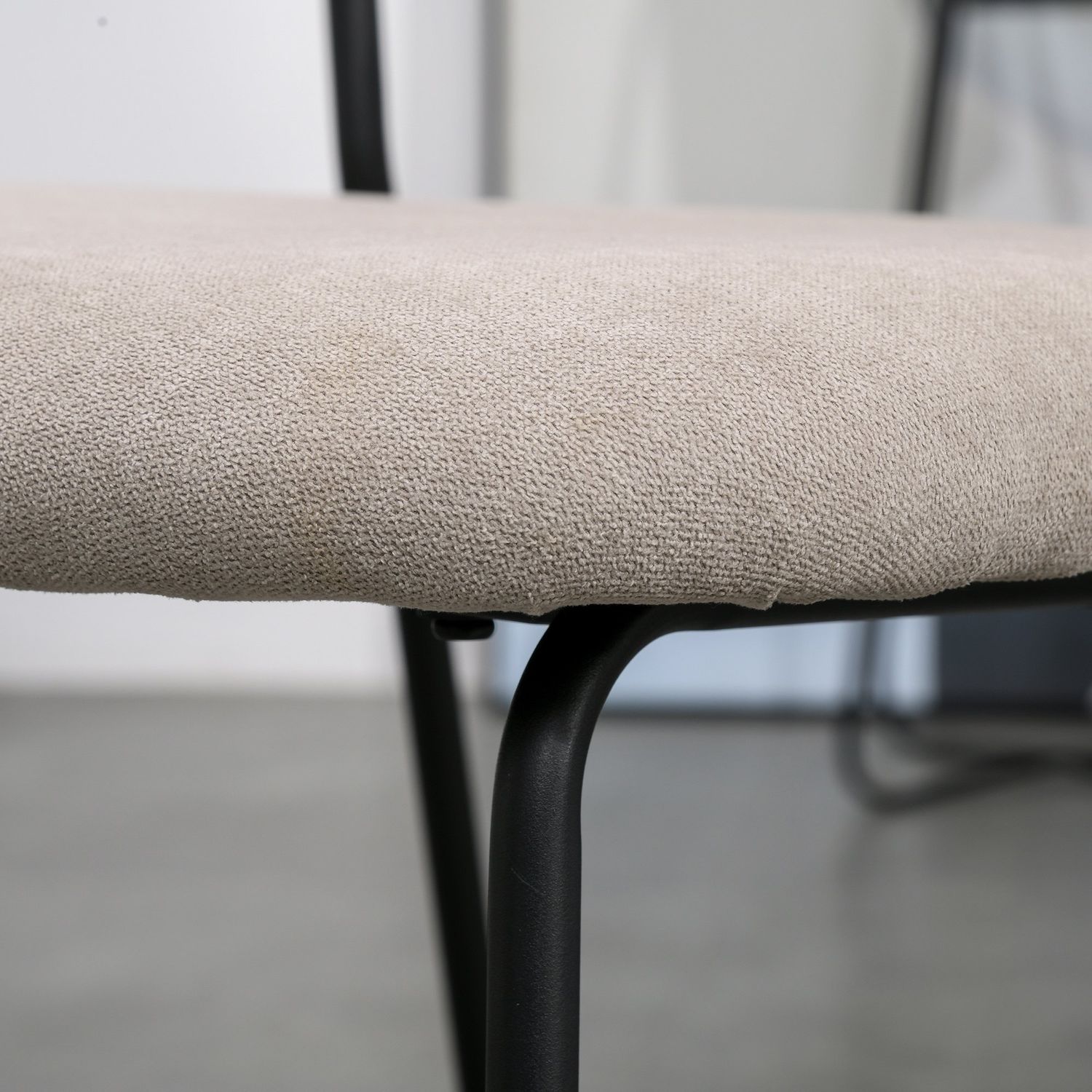 HOMCOM - HOMCOM Set de 4 Scaune moderne Capitonate si Stivuibile, din ...