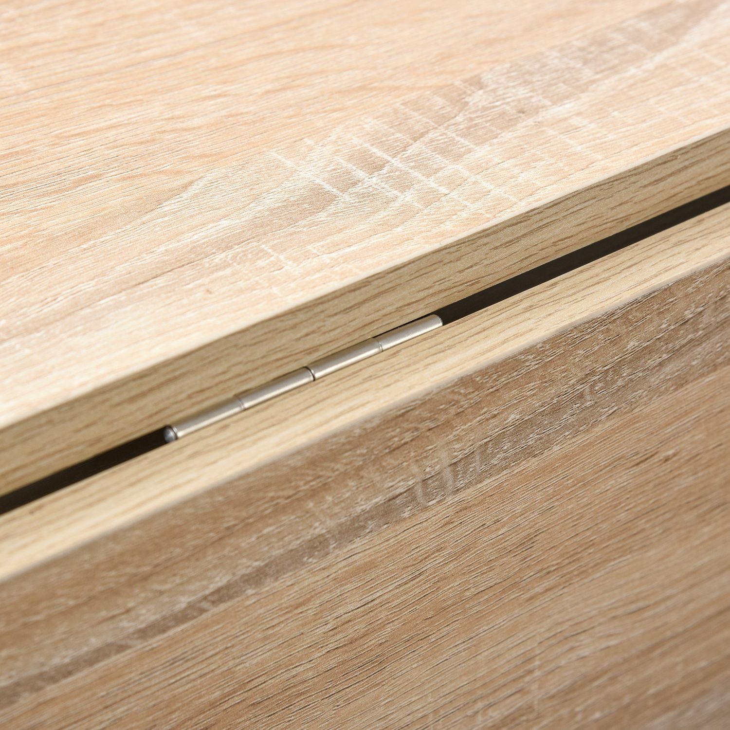 HOMCOM - HOMCOM Masa Consola Pliabila cu Raft, Masuta pentru Sufragerie ...