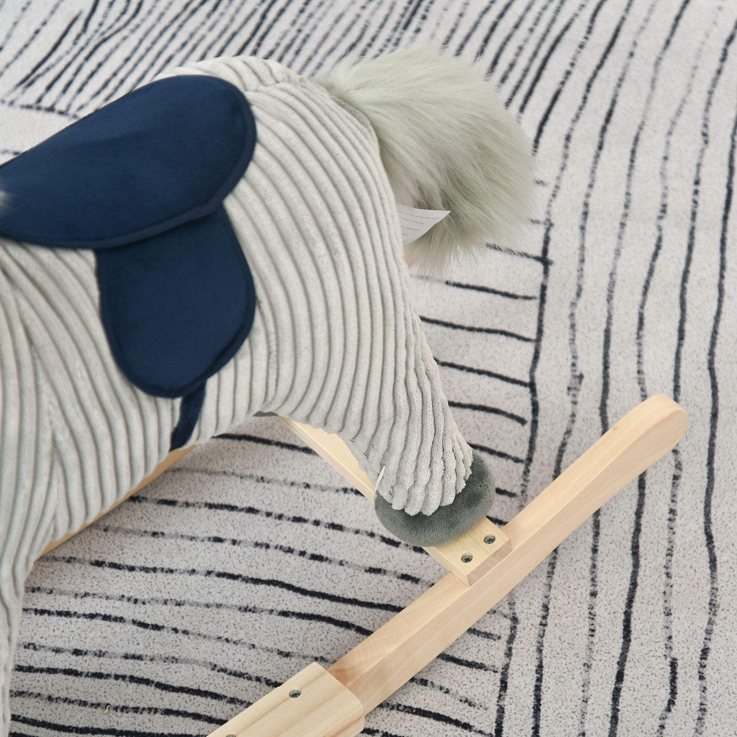 HOMCOM - HomCom balansoar copii 36-72 luni, cal interactiv 64x73x35cm ...