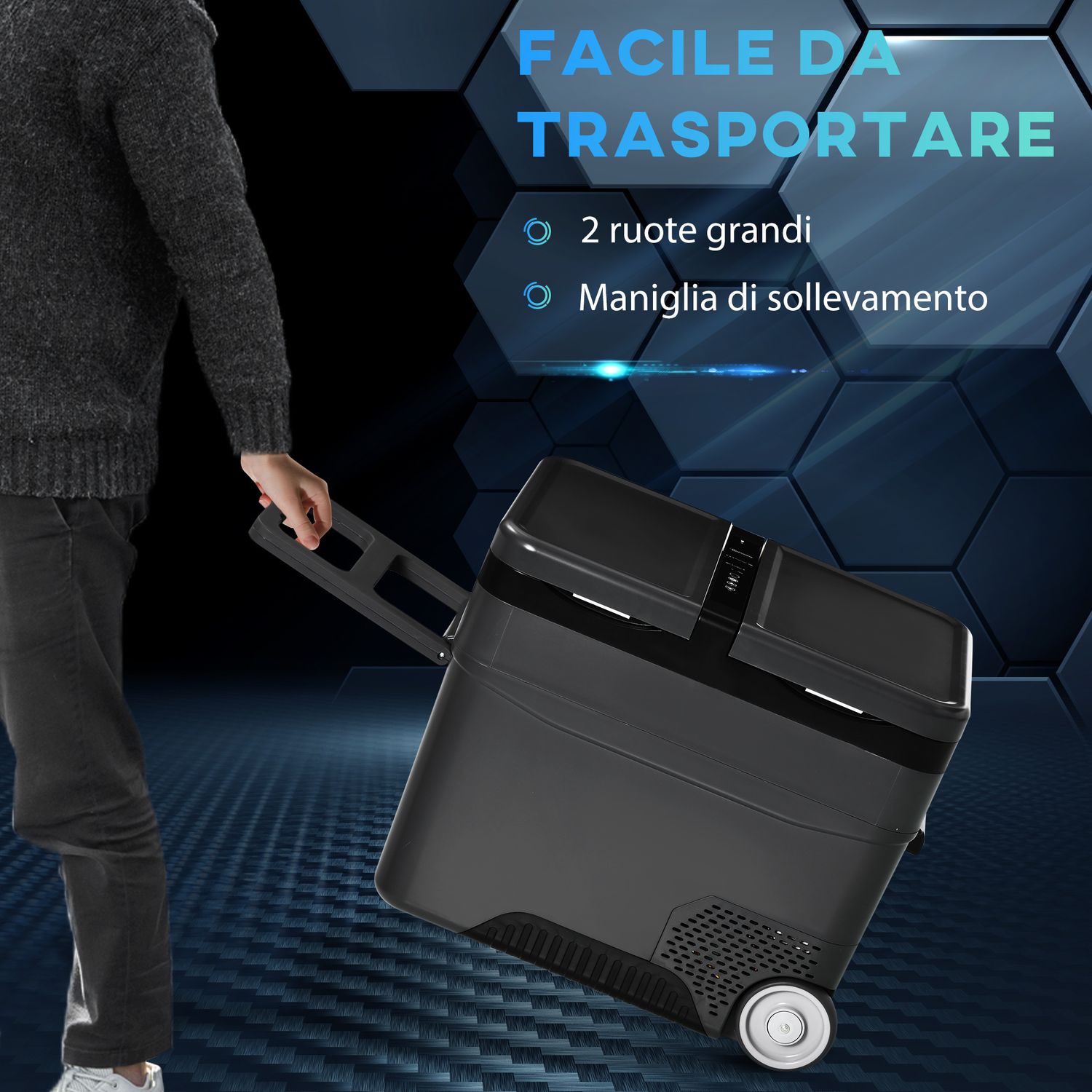 Outsunny - Outsunny Frigider Portabil Electric cu Compresor de 45L cu ...