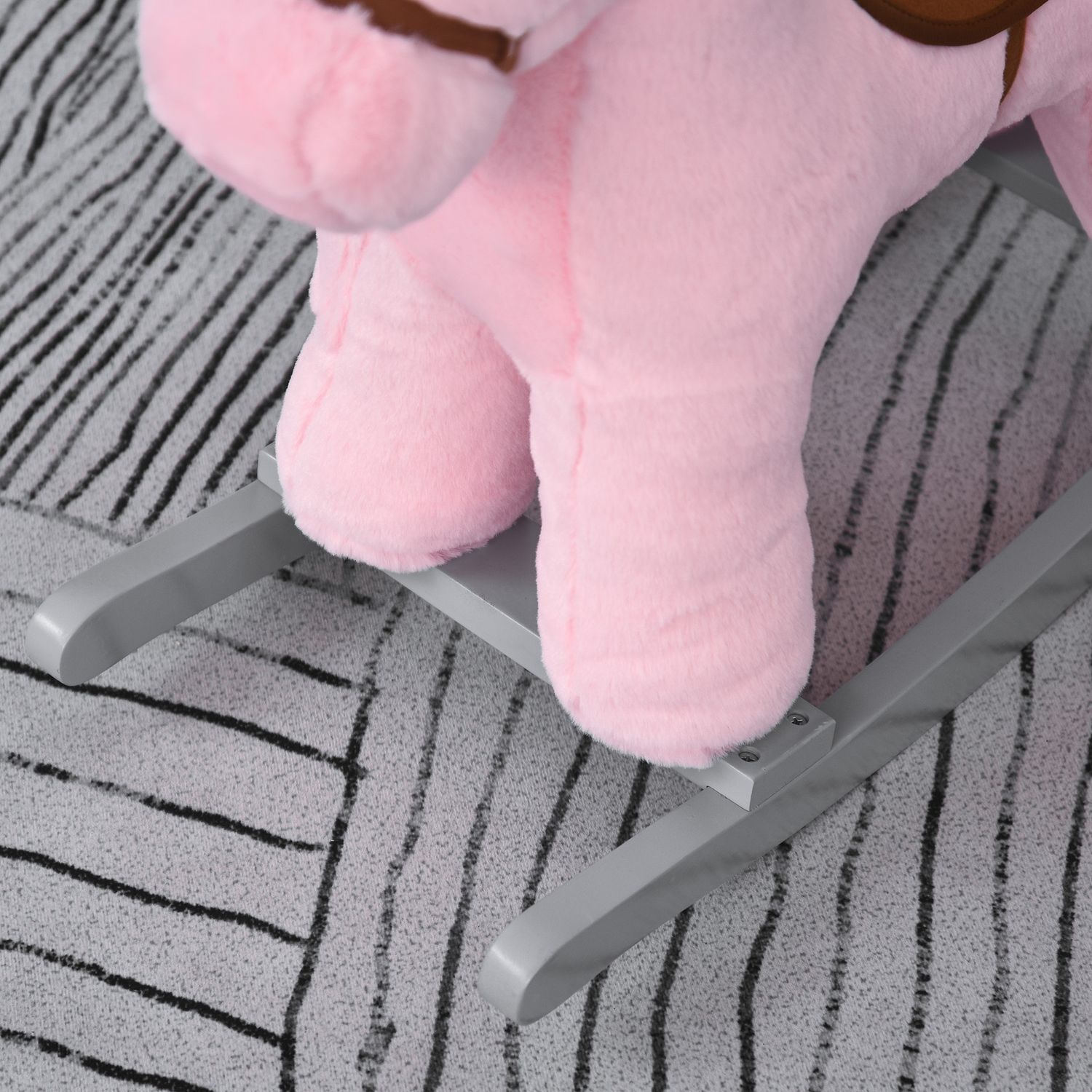 HOMCOM - HOMCOM Balansoar pentru copii Homcom, 18-36 luni, Model Ponei ...