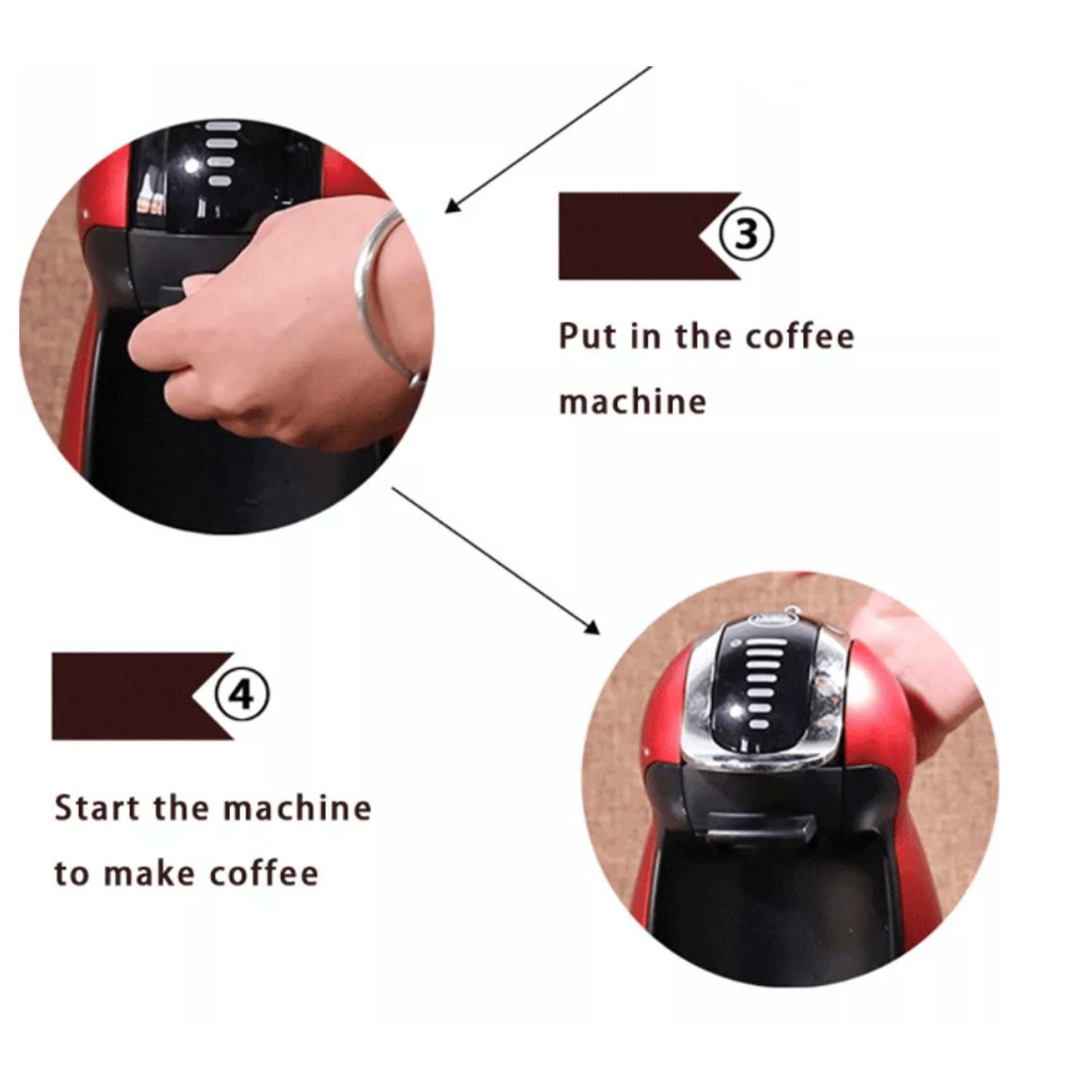 Motor Starter - Set 2 Capsule cafea, reutilizabila, reincarcabila ...