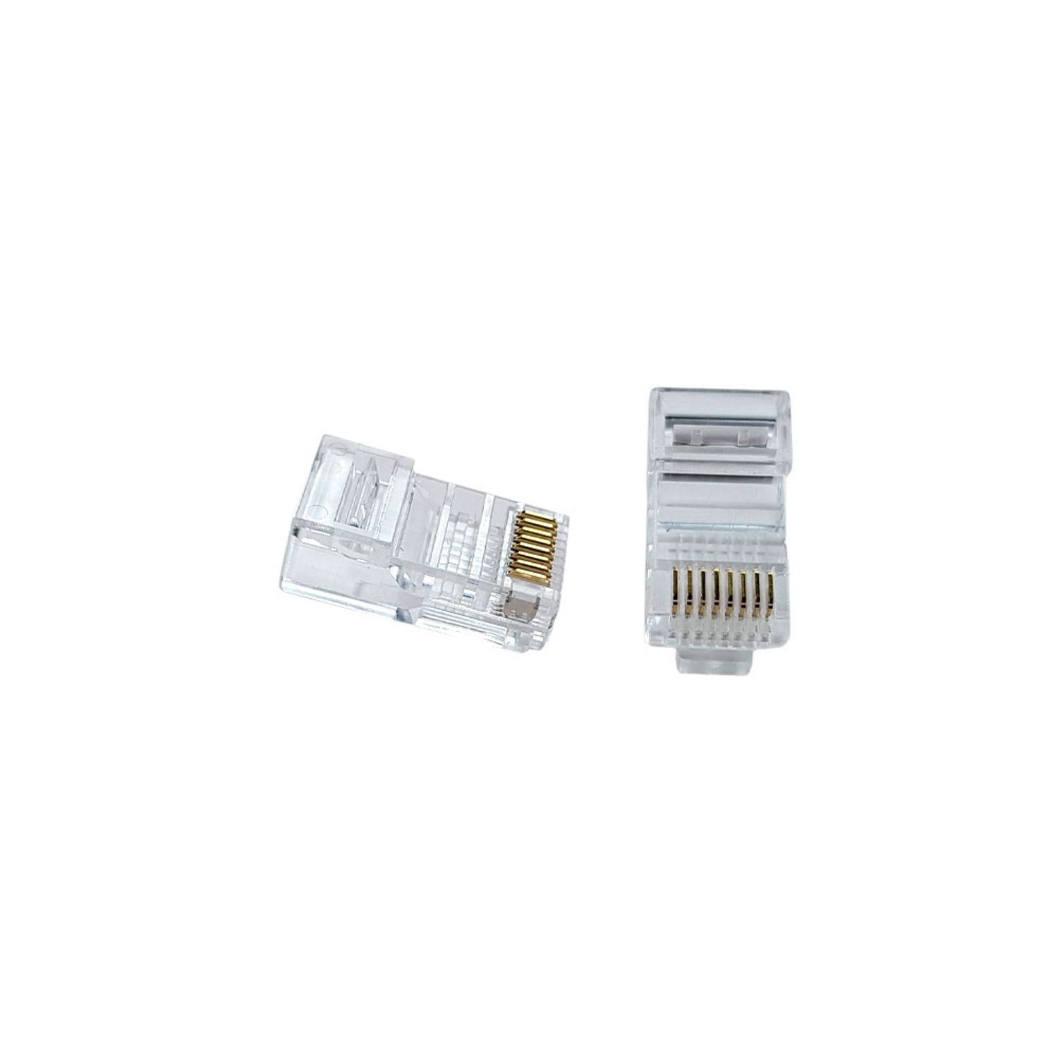 OEM - Mufa modulara RJ45 sertizare 8 pini 8 contacte Pass-through CAT6 ...