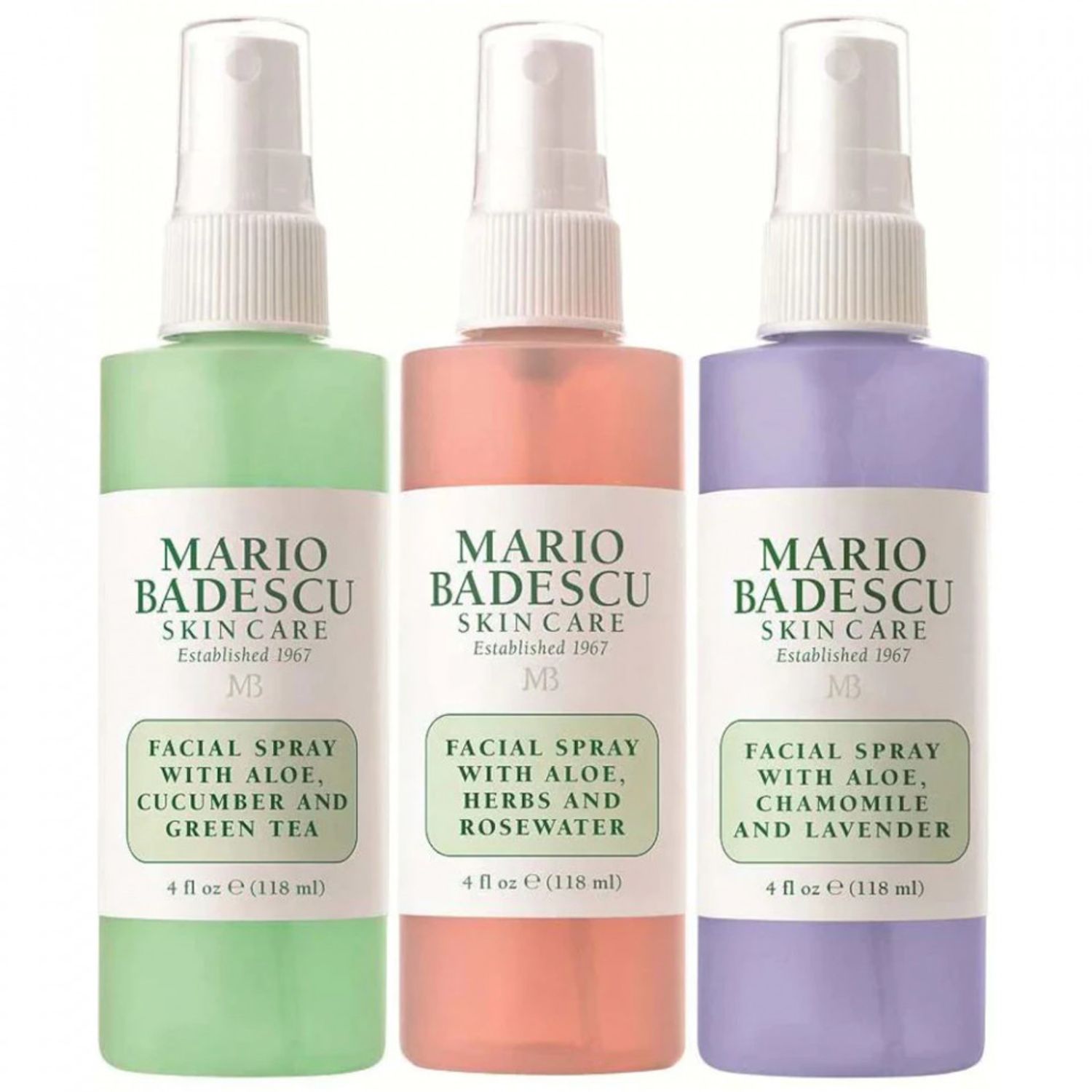 Mario Badescu - Set, Tonic Mario Badescu Spritz, Mist, Glow, 3 x 118ml ...