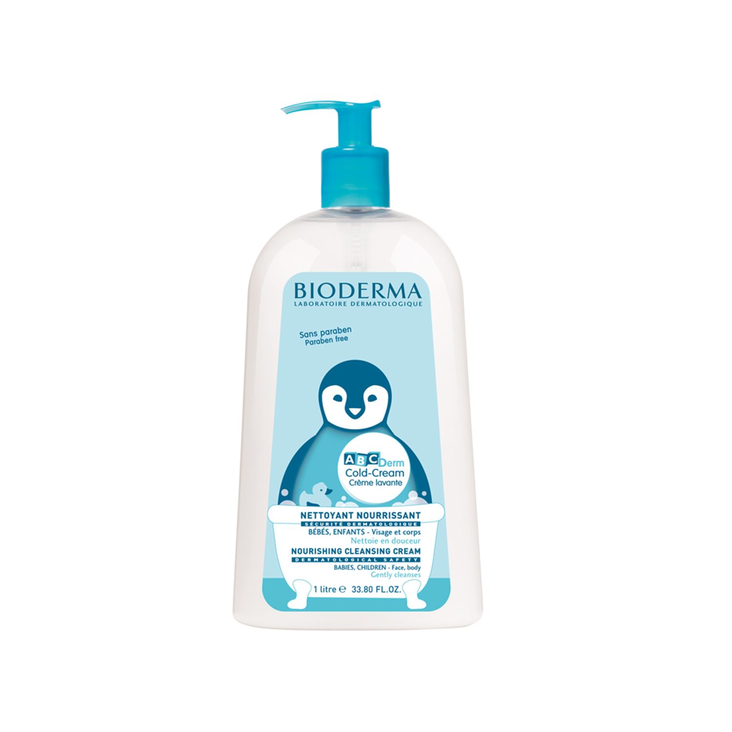 Bioderma - ABCDerm cold cream, crema pentru spalare, 1l, Bioderma ...