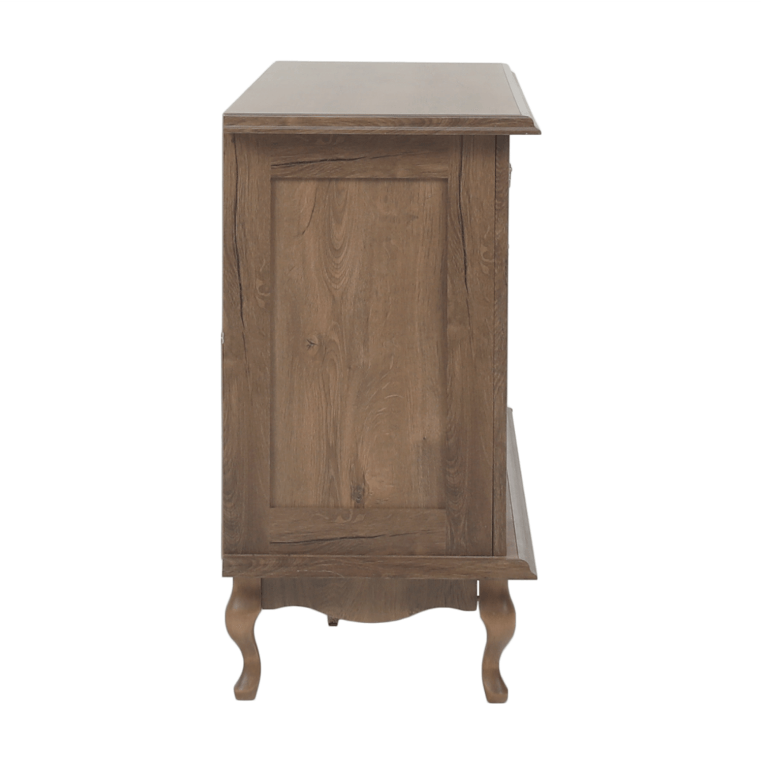 Decorer - Comoda 2 usi 5 sertare mdf stejar lefkas Vilar 165x47x89 cm ...