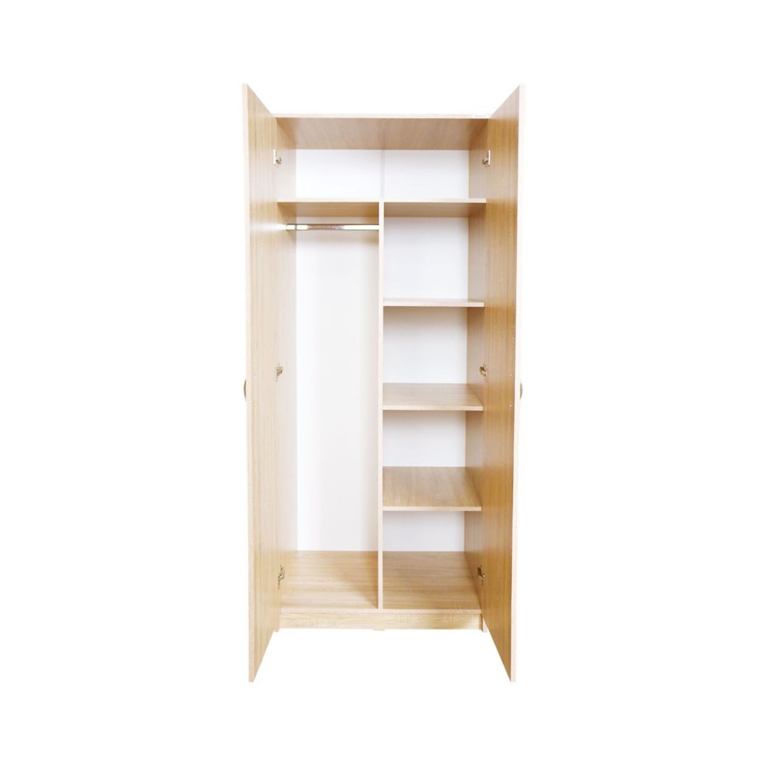 Spectral Mobila - Dulap Soft 2 usi cu despartitor sonoma - elefant.ro