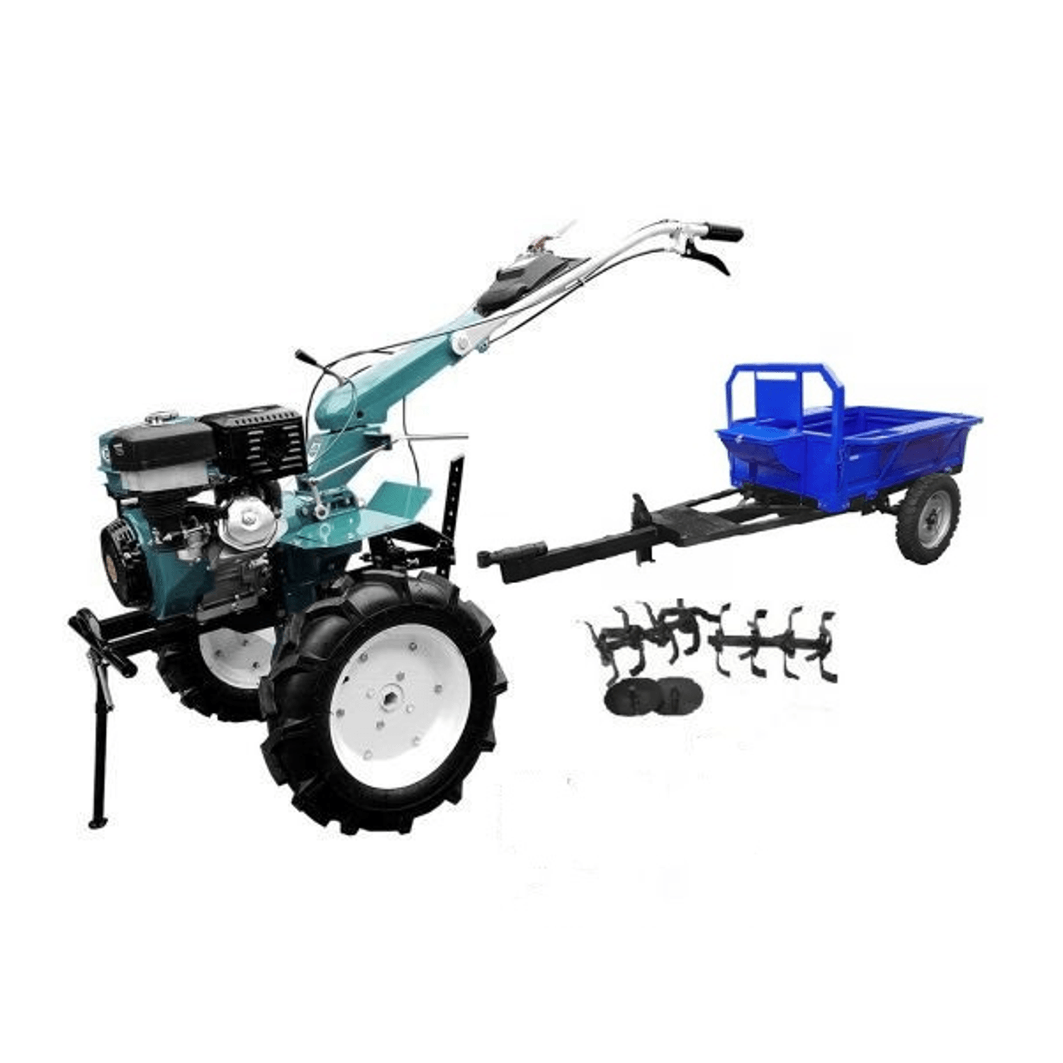 DKD - Pachet Motocultor Profesional DAKARD Hs 1100D - Motor 16 Cp, 2 Piese - elefant.ro