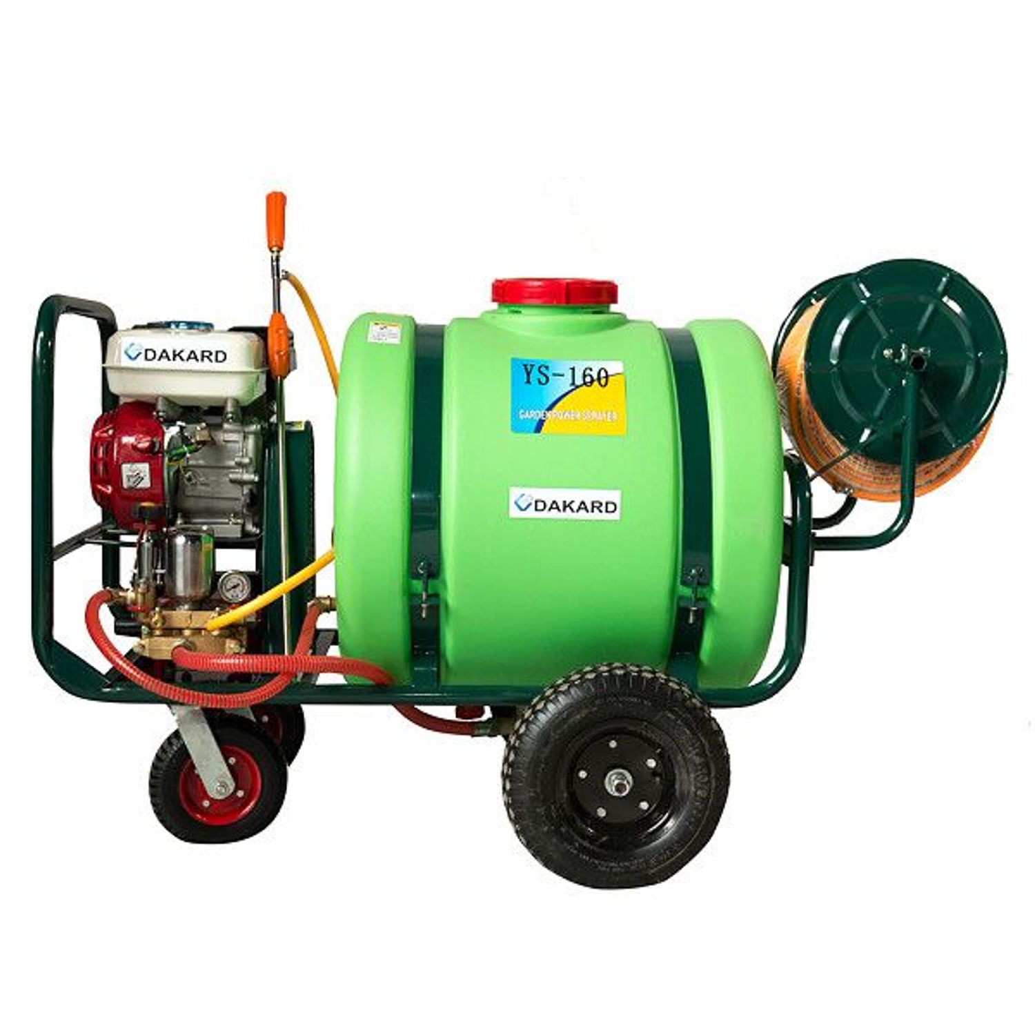 DKD - Atomizor, Motostropitoare, Masina de Stropit YS 160-T cu Furtun Presiune 50m - elefant.ro