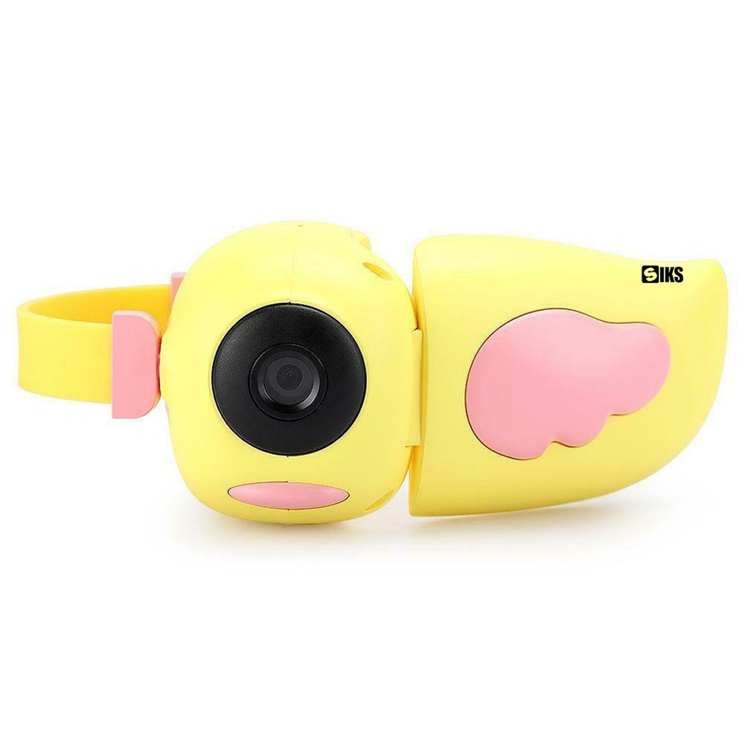 SIKS - Camera video-foto digitala galben/roz, interactiva, cu jocuri ...