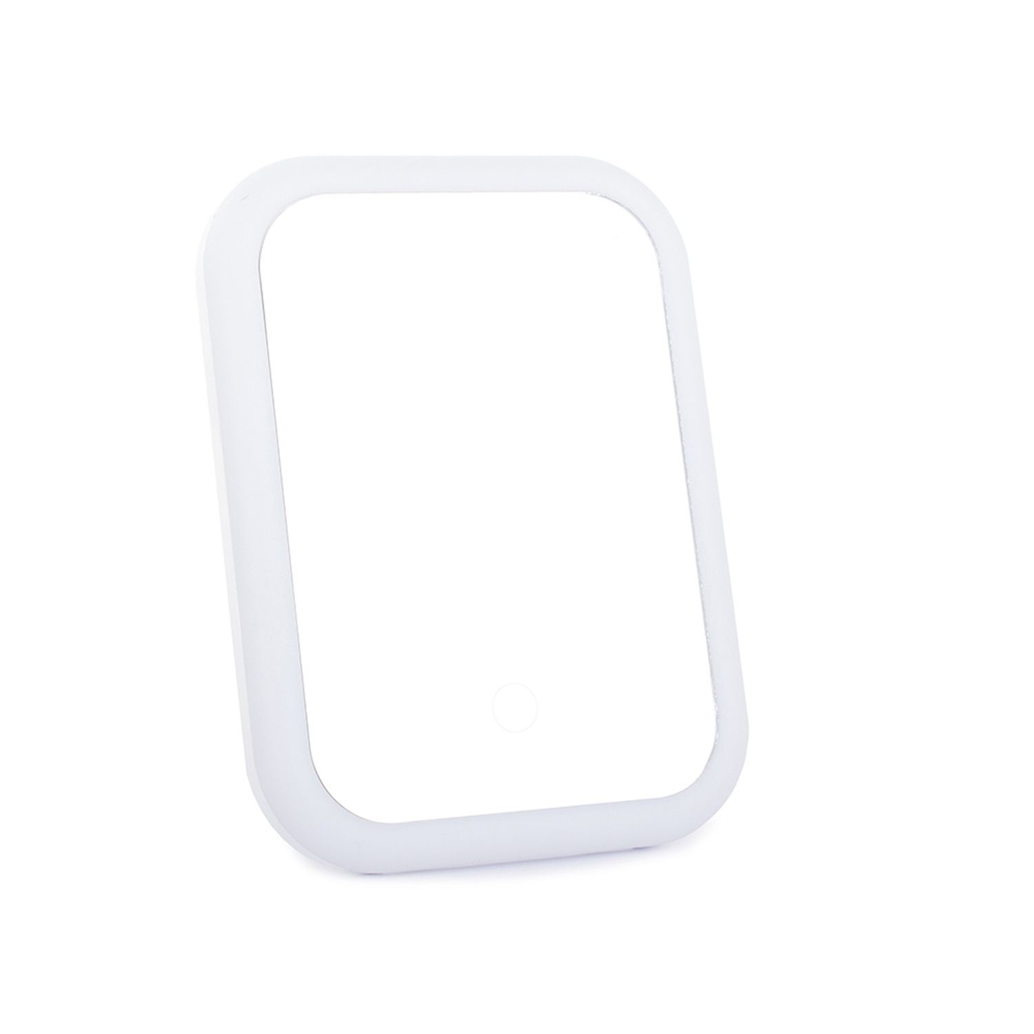 OEM - Mini Oglinda Cosmetica cu iluminare Led, 15 x 20 cm, Alb - elefant.ro