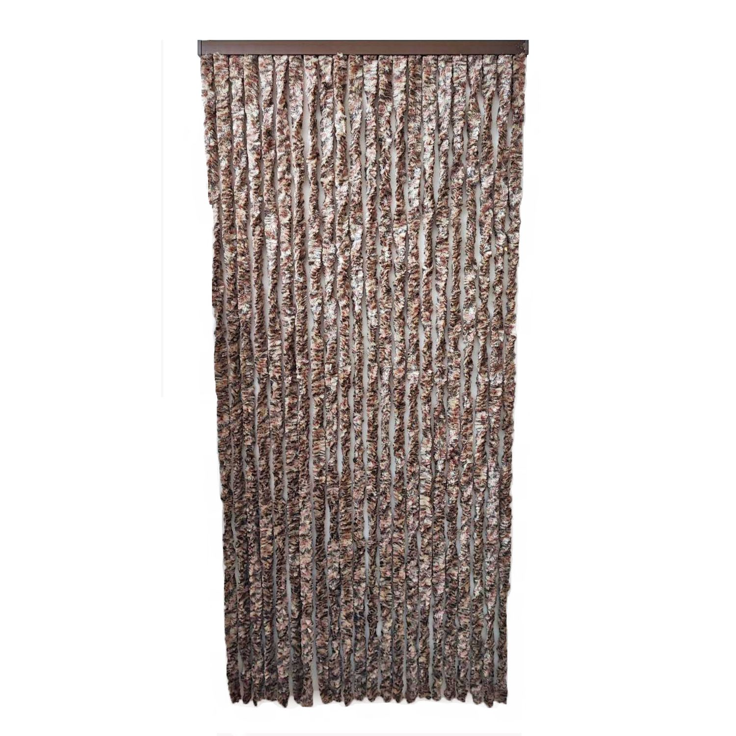 Tendit - Perdea de muste maro inchis castaniu bej 90x200cm - elefant.ro