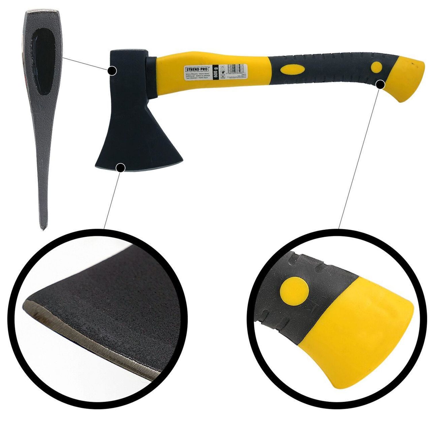 Strend Pro - Toporisca, coada fibra, 600 g, 10.5 cm, Strend Pro ...