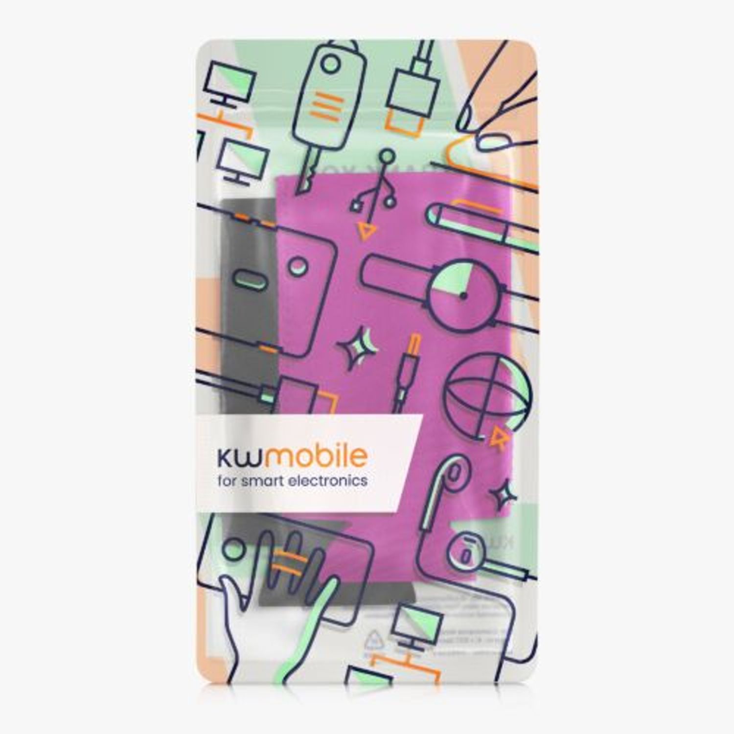 kwmobile - Set 2 Huse termice pentru doze de 500 ml, Kwmobile, Negru ...