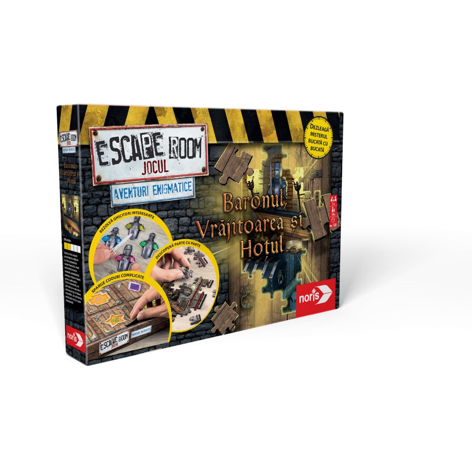 Noris - JOC ESCAPE ROOM AVENTURI ENIGMATICE IN LIMBA ROMANA - elefant.ro