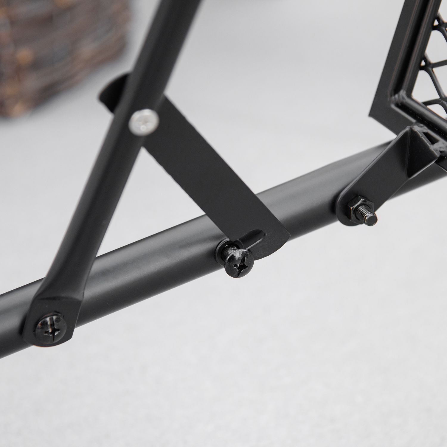 Outsunny - Outsunny masa de agatat pentru balcon, masuta metalica de ...