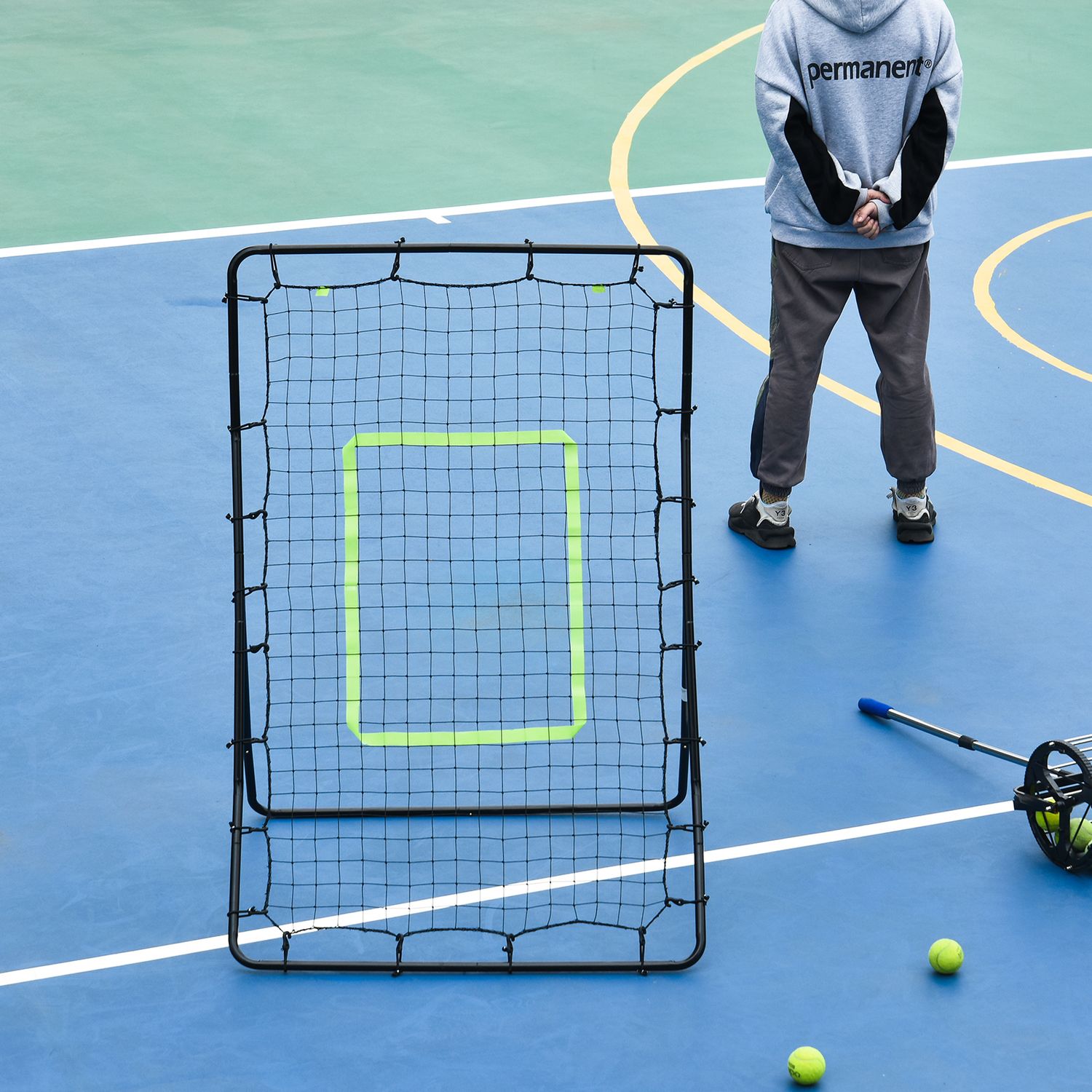 HOMCOM - Homcom Plasa Elastica Elastic pentru Fotbal si Rugby Portabil ...