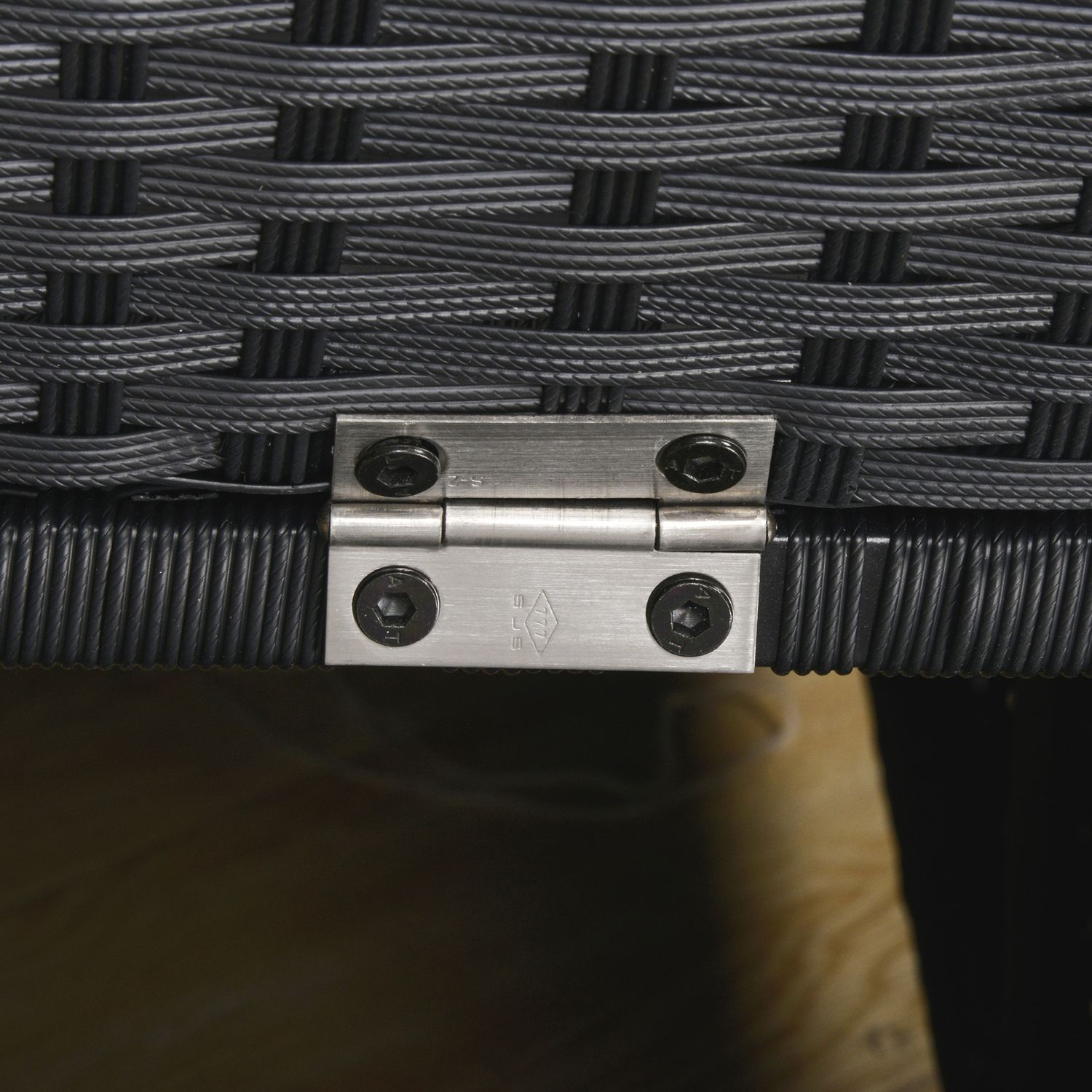 Outsunny - Outsunny Pat Sezlong Pliabil din Ratan pentru Gradina ...