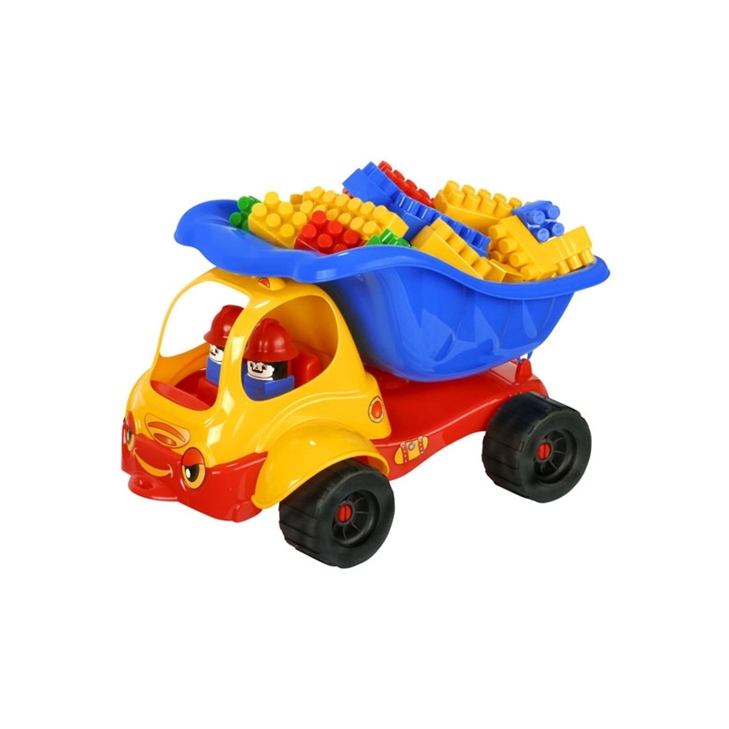 7Toys - Basculanta cu figurina si cuburi, 7Toys - elefant.ro