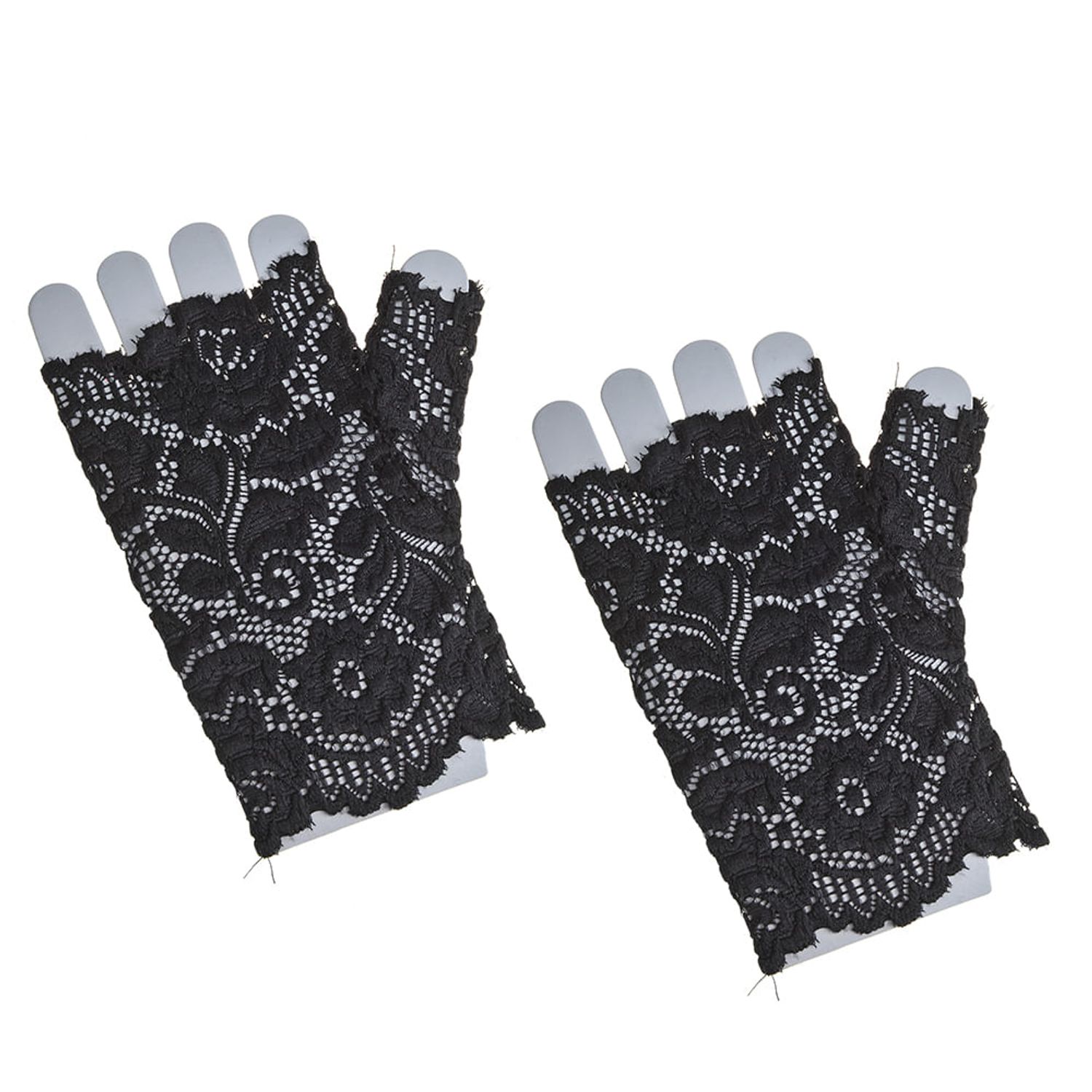 Meli Melo - Manusi din dantela neagra - elefant.ro