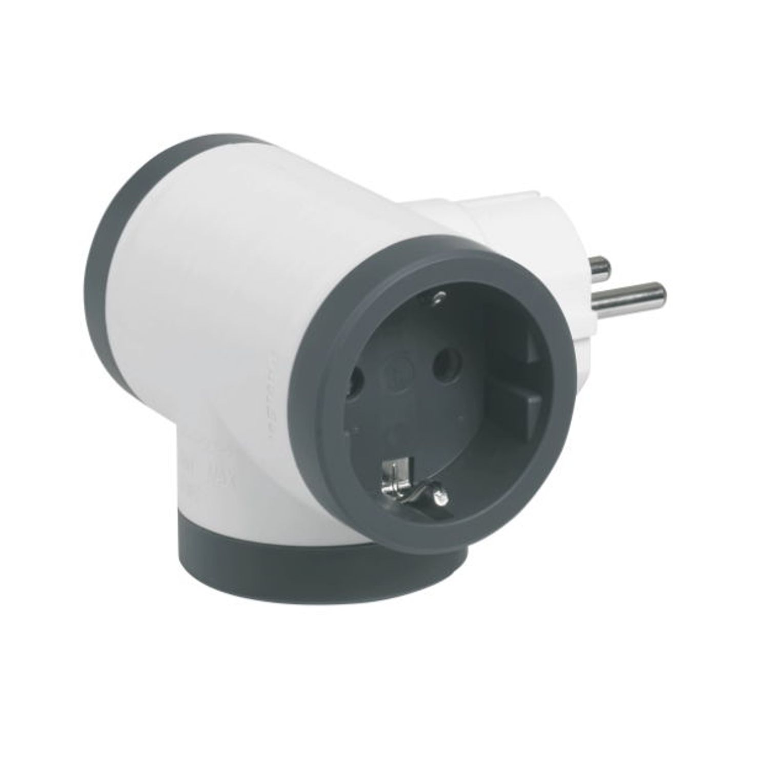 LEGRAND - Adaptor priza Legrand L694520, 3 prize (Negru/Alb) - elefant.ro