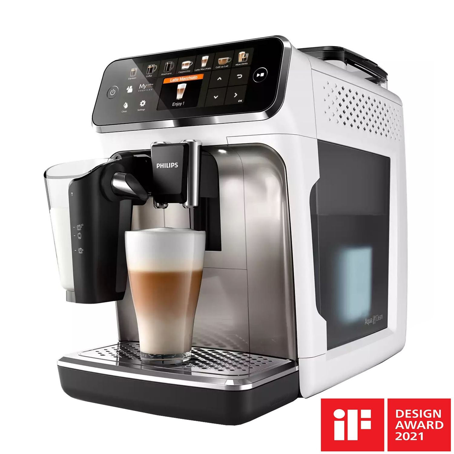 Philips - Espressor automat Philips Seria 5400 EP5443/90, sistem de ...