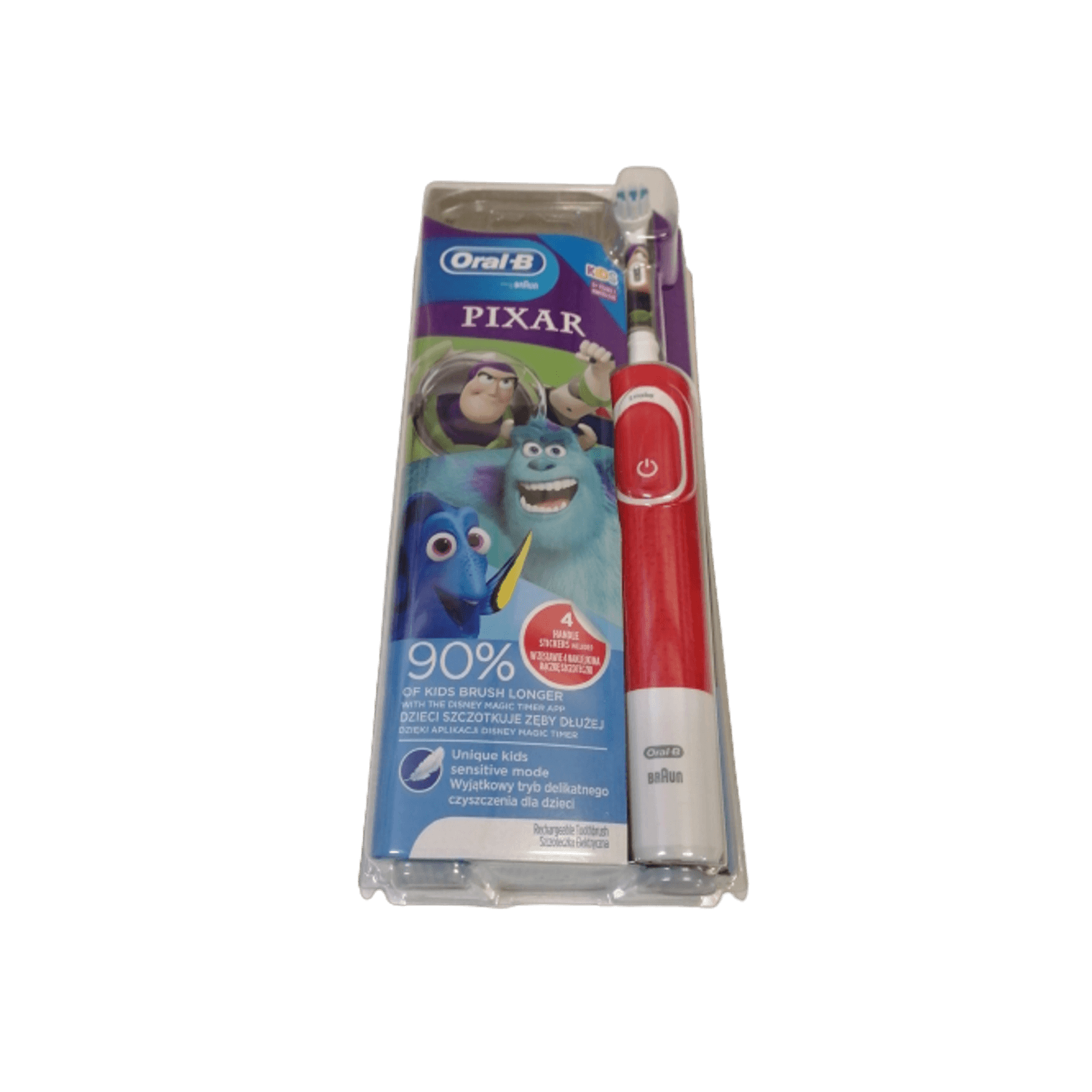 Oral-B - Periuta de dinti electrica Oral-B Kids Pixar, Husa transport ...