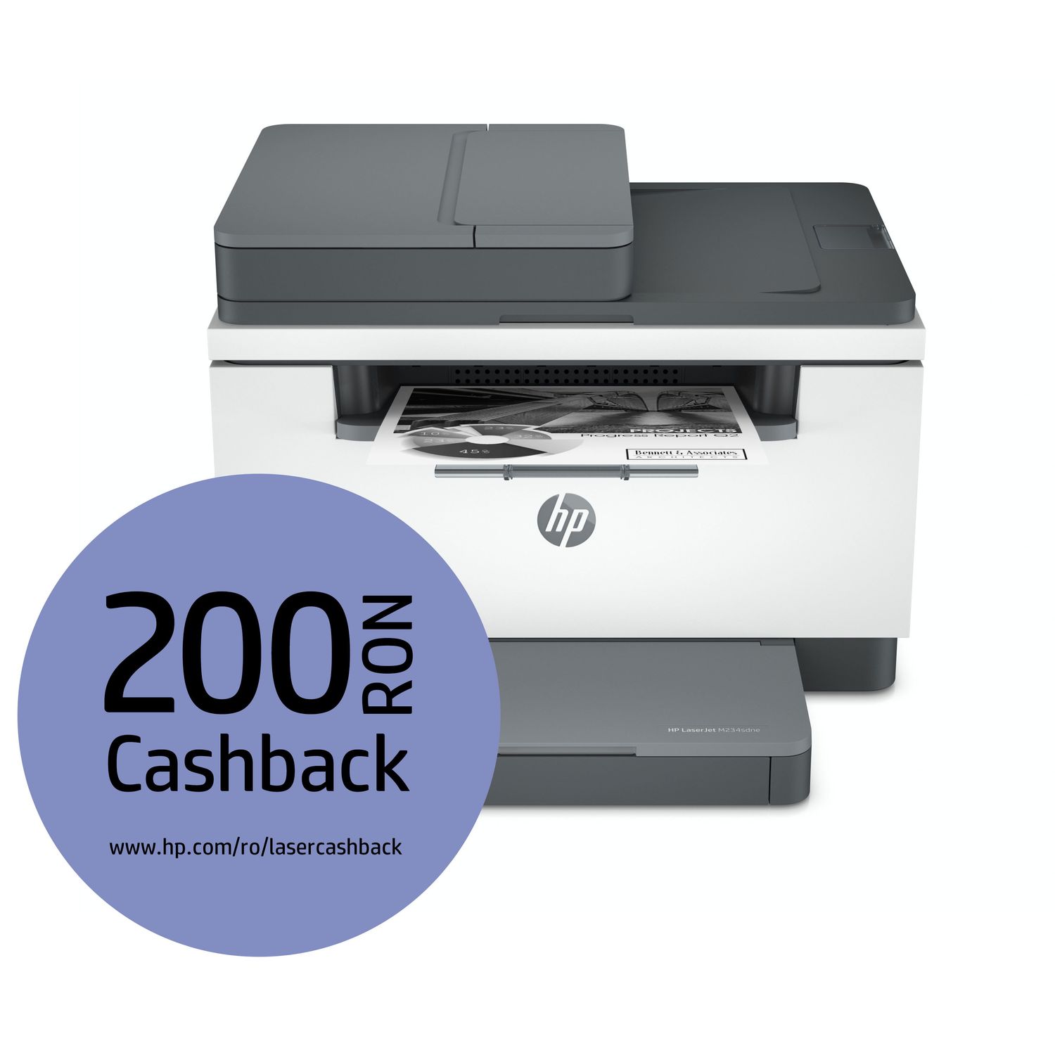 HP - Multifunctional laser monocrom HP LaserJet MFP M234sdne, HP +, HP ...