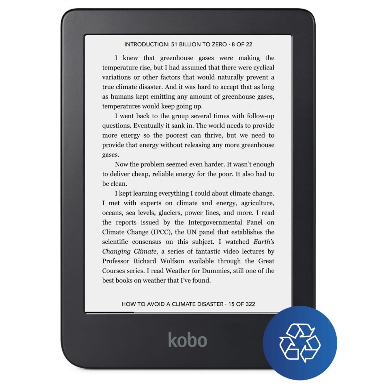 Kobo - E-Book Reader Kobo Clara 2E, Ecran Carta E Ink touchscreen 6 ...