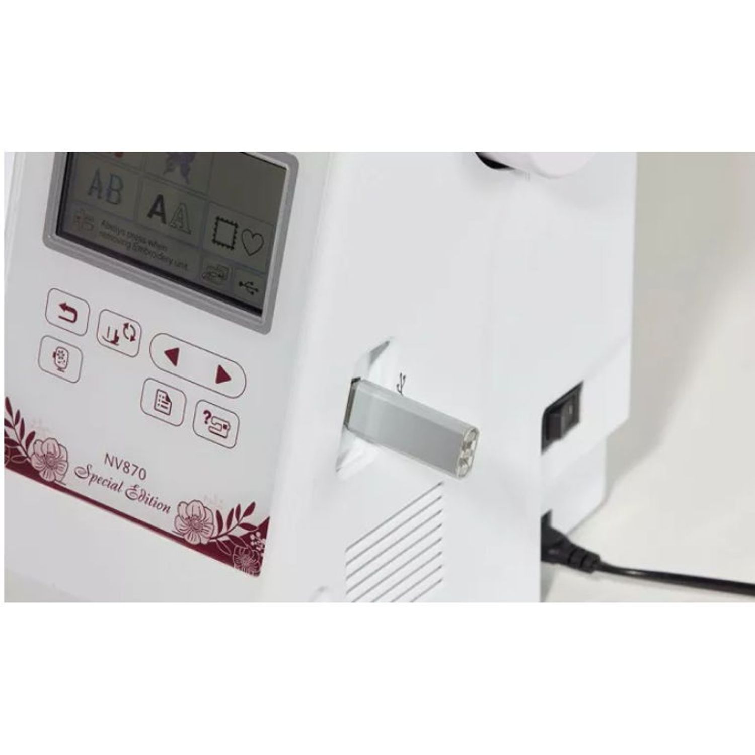 Brother - Masina de brodat Brother NV870SE, 850 imp/min, 138 modele, 10 ...
