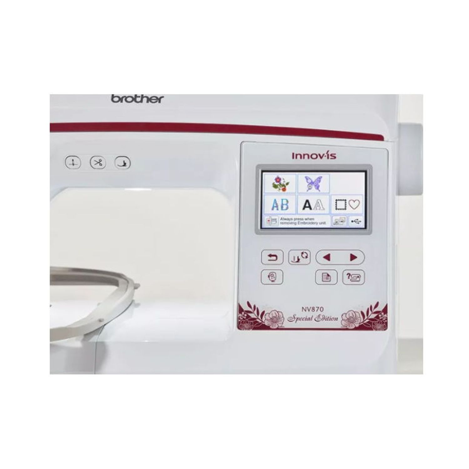 Brother - Masina de brodat Brother NV870SE, 850 imp/min, 138 modele, 10 ...
