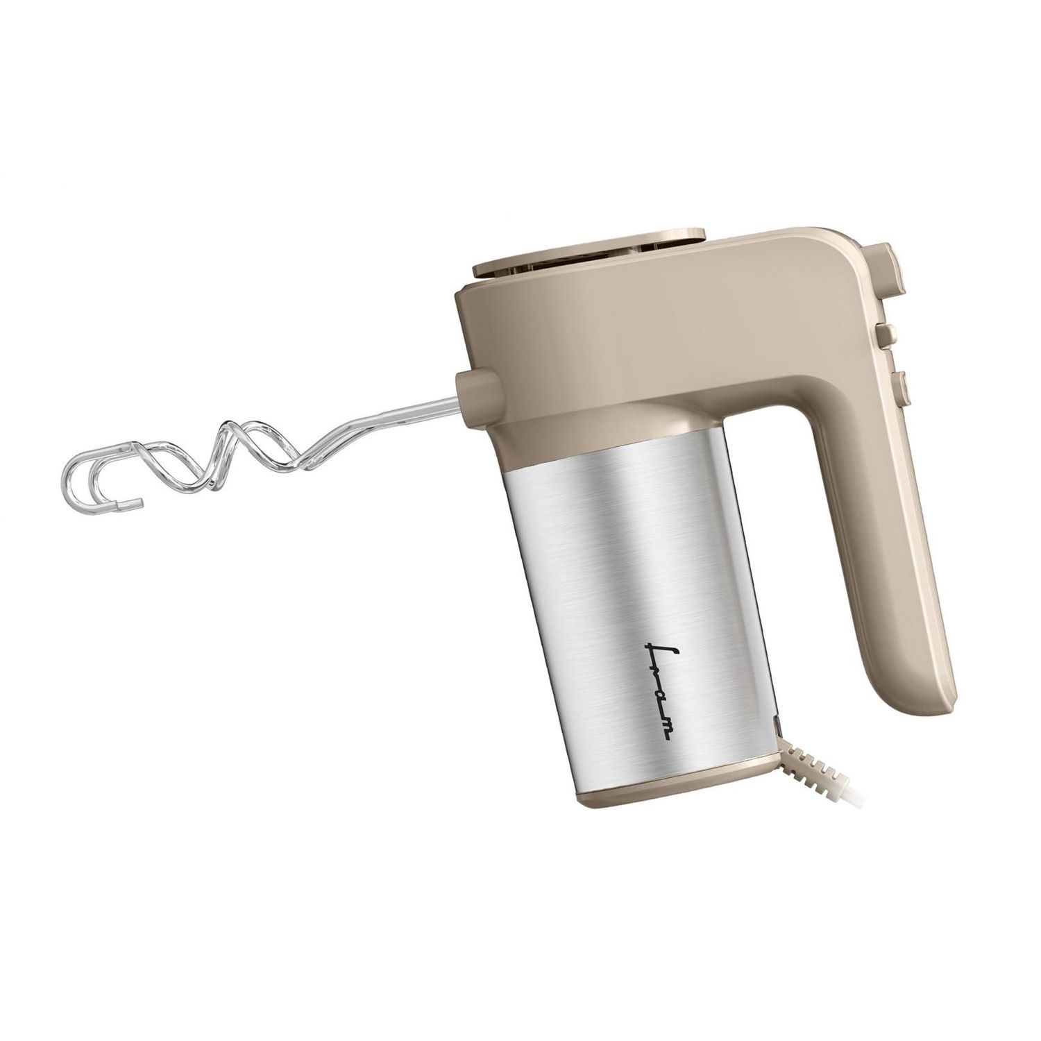 Fram - Mixer de mana FRAM FHM-400CR, 400W, 6 viteze + Turbo, Crem Mixer ...