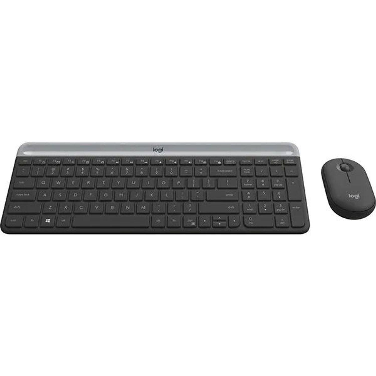 Logitech - Kit tastatura + mouse wireless Logitech MK470, Slim, layout ...