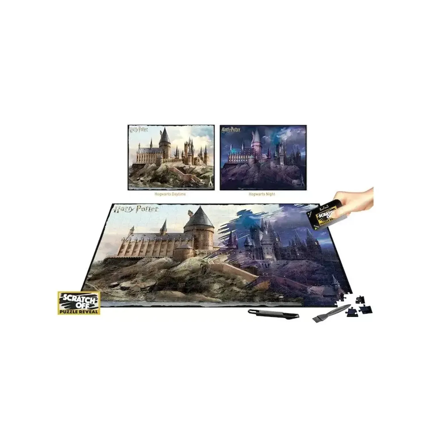 Harry Potter - Puzzle Scratch-Off Harry Potter - Castelul Hogwarts, 500 ...