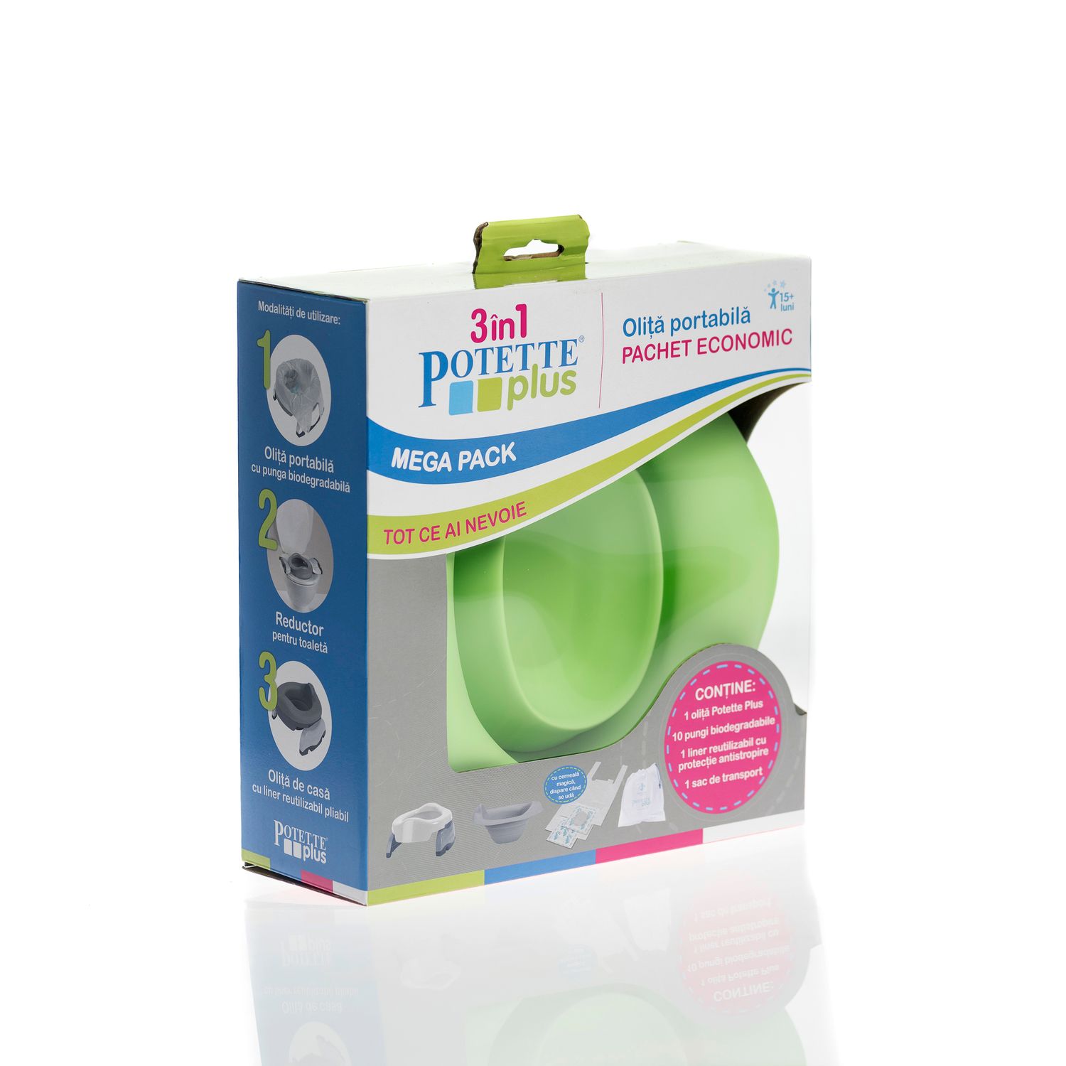 Potette Plus - Pachet economic vernil Potette Plus: olita portabila ...