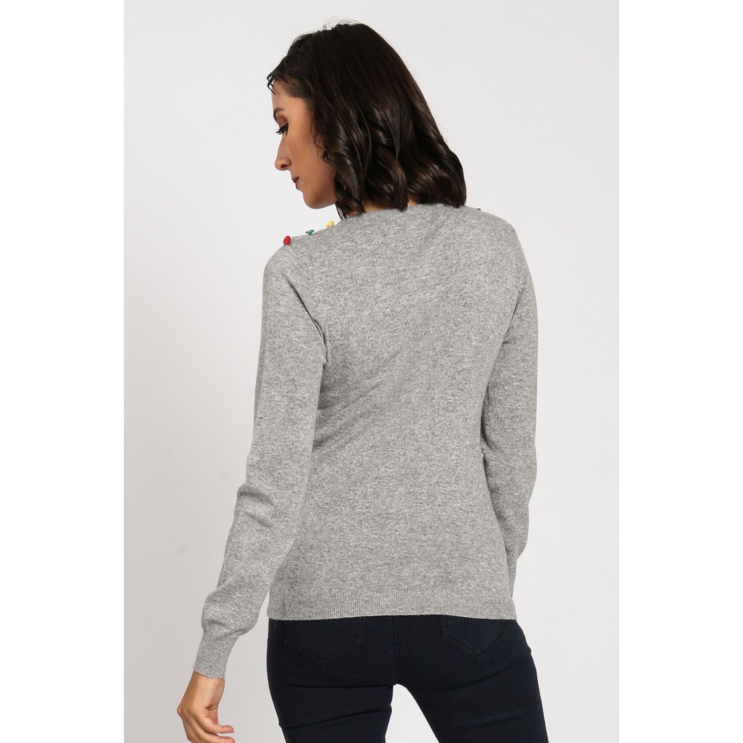 William de Faye - Pulover din casmir William de Faye WF921 gri - elefant.ro