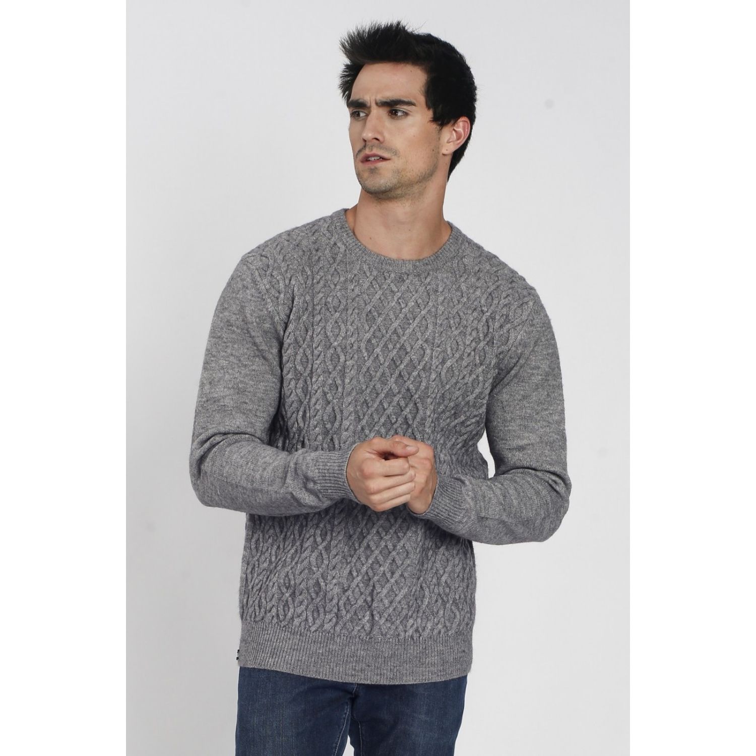 William de Faye - Pulover din casmir William de Faye WFM68 gri - elefant.ro