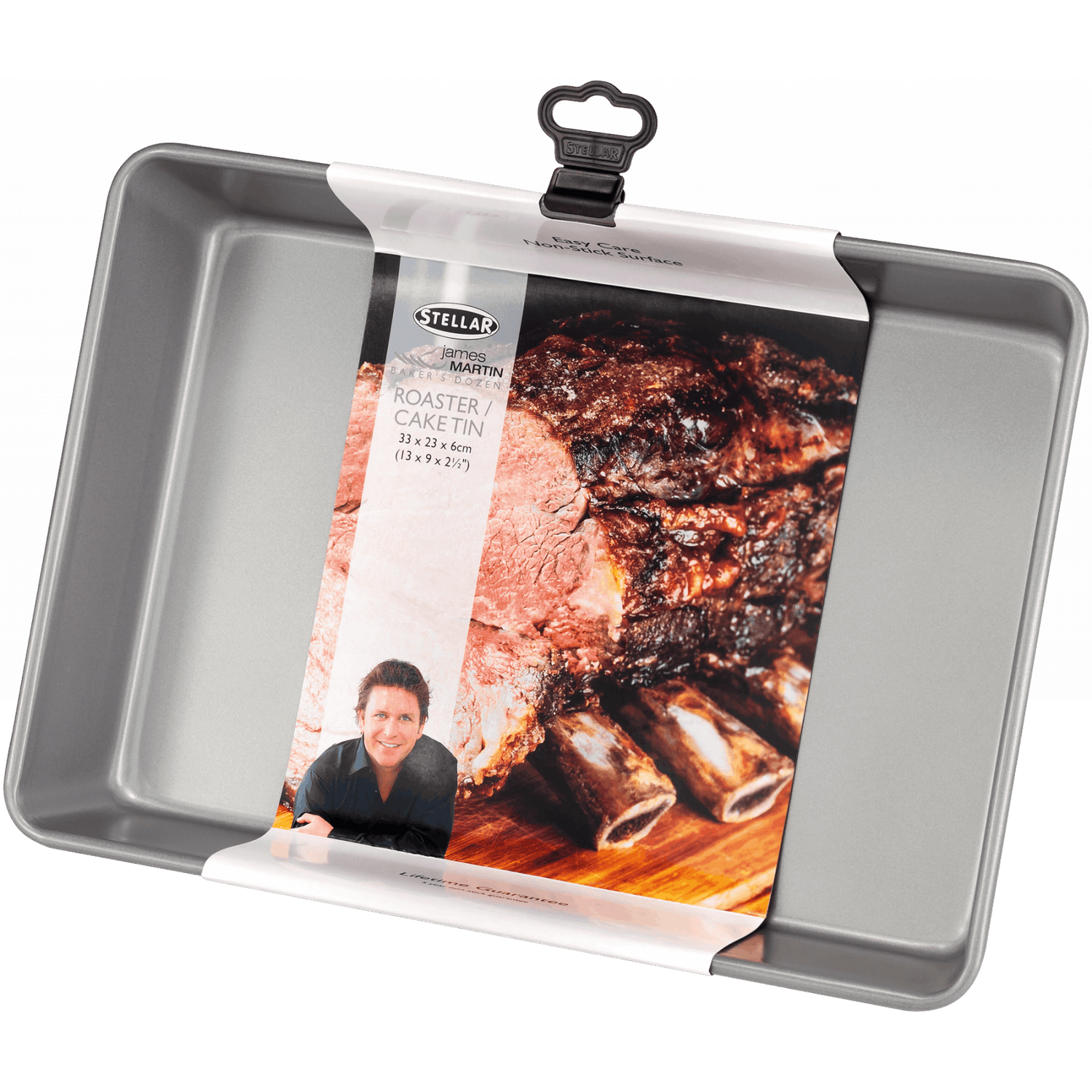 Stellar - Tava cuptor Stellar-James Martin, otel carbon, 34x24x6.5 cm ...