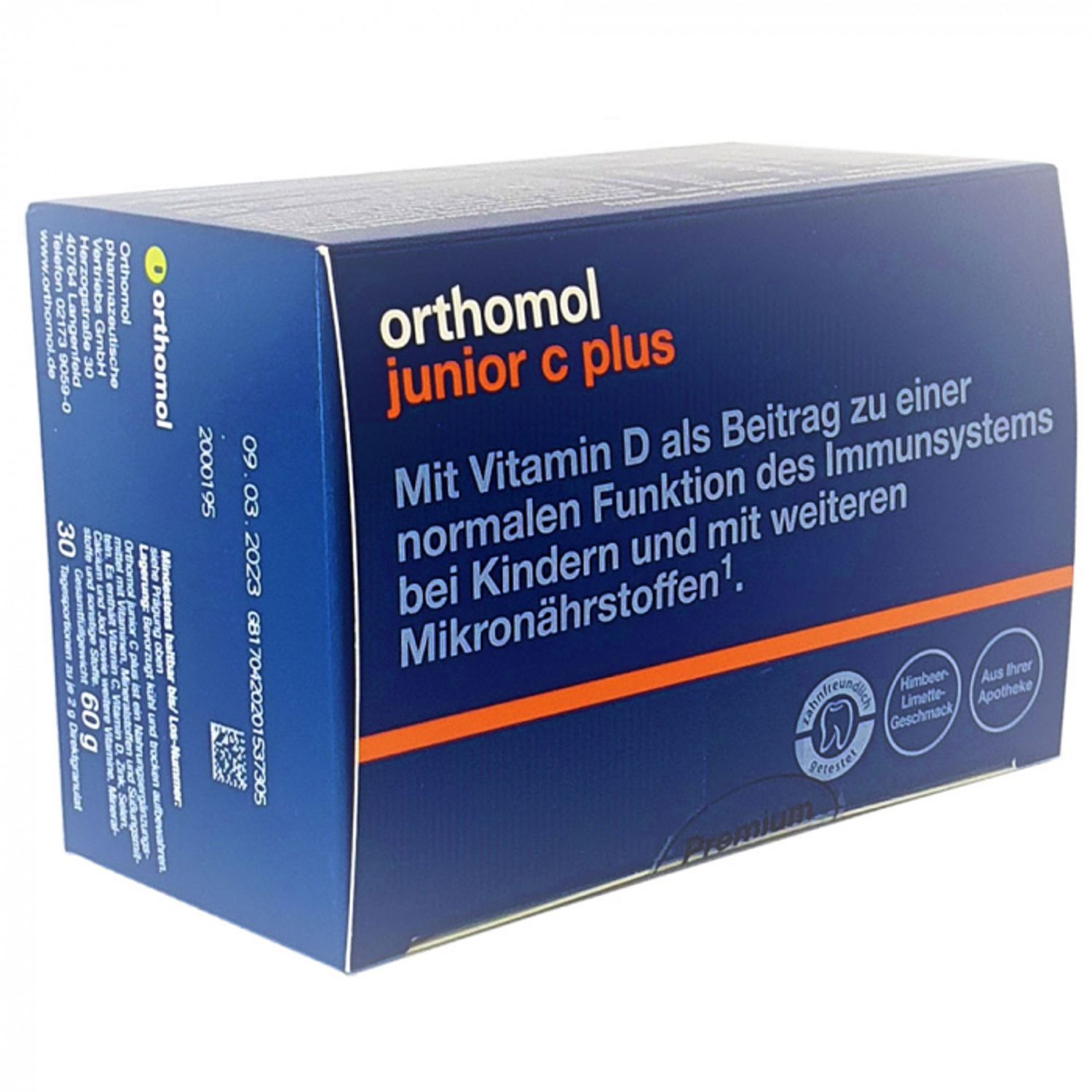 ORTHOMOL - ORTHOMOL JUNIOR C PLUS 30PORTII GRANULE ORODISPERSABILE ...