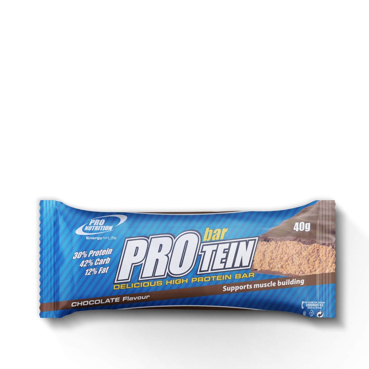 Pro Nutrition - Baton proteic 35% proteine, Protein Bar Ciocolata 40g ...