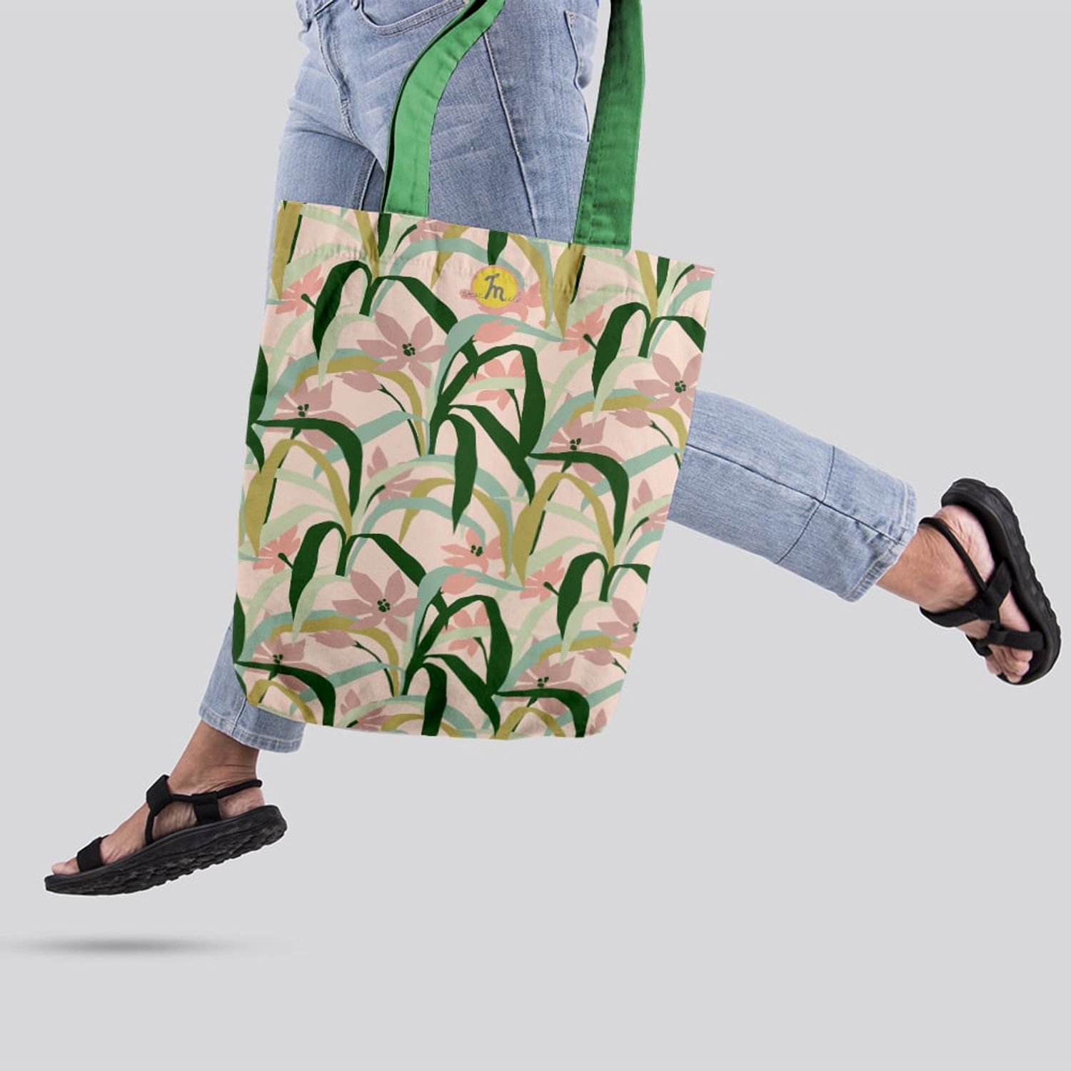 Mulewear - Geanta Handmade Tote Liner Captusit, Mulewear, Botanic ...