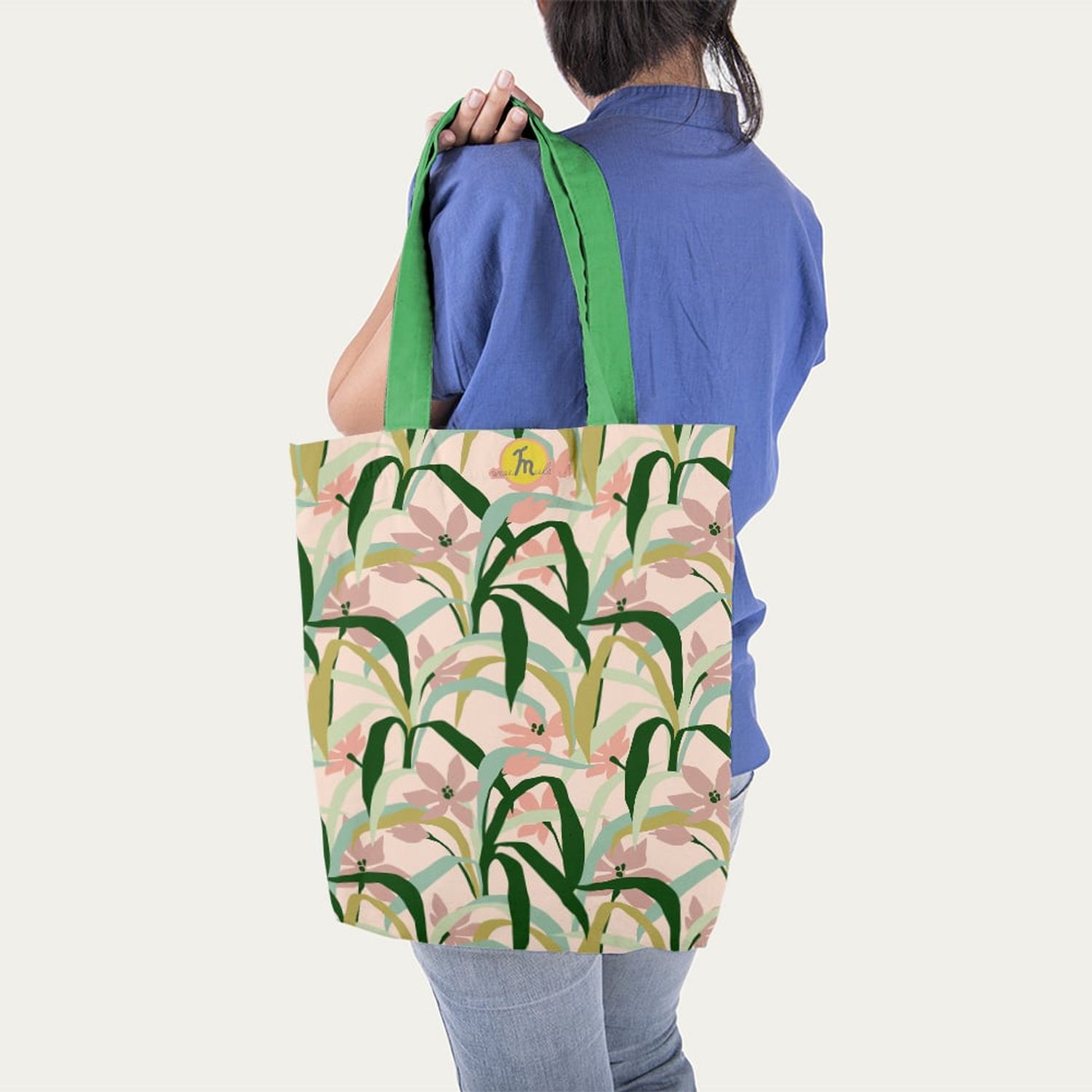 Mulewear - Geanta Handmade Tote Liner Captusit, Mulewear, Botanic ...