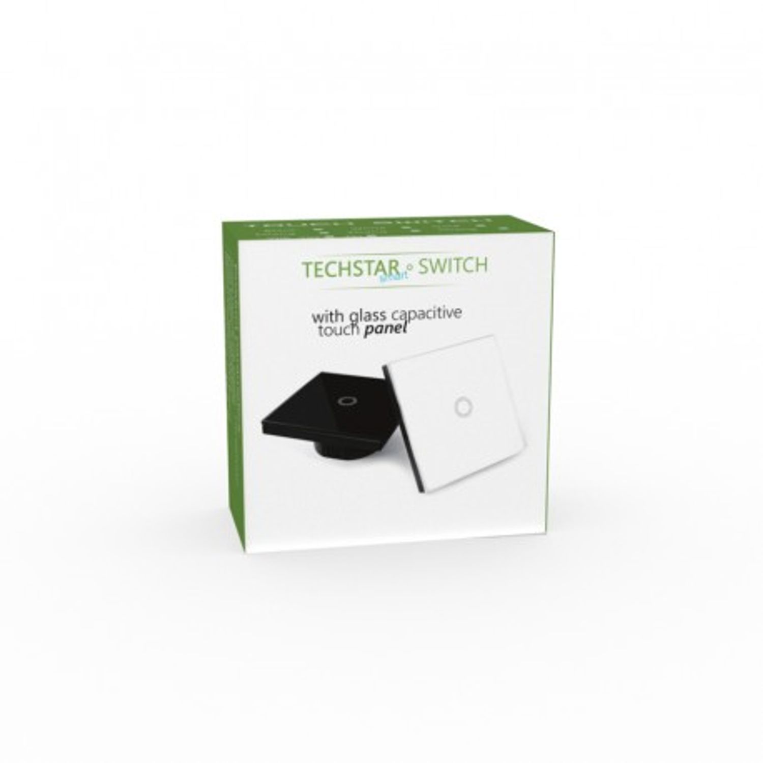 Techstar - Intrerupator Touch Techstar® TG02, Sticla Securizata, Design ...