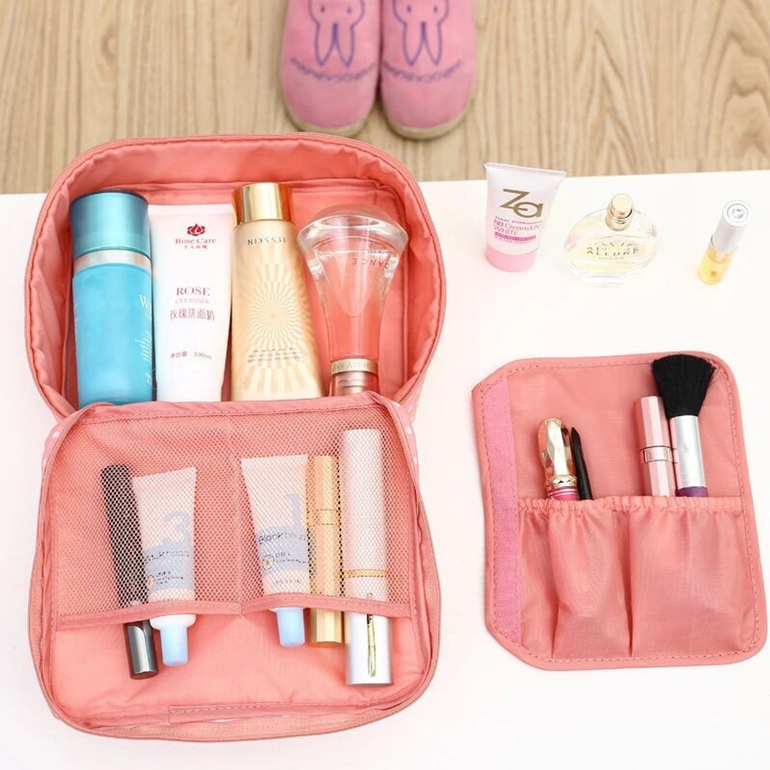 Delis - Portfard, geanta cosmetice Galatea, PT1058, model buline ...