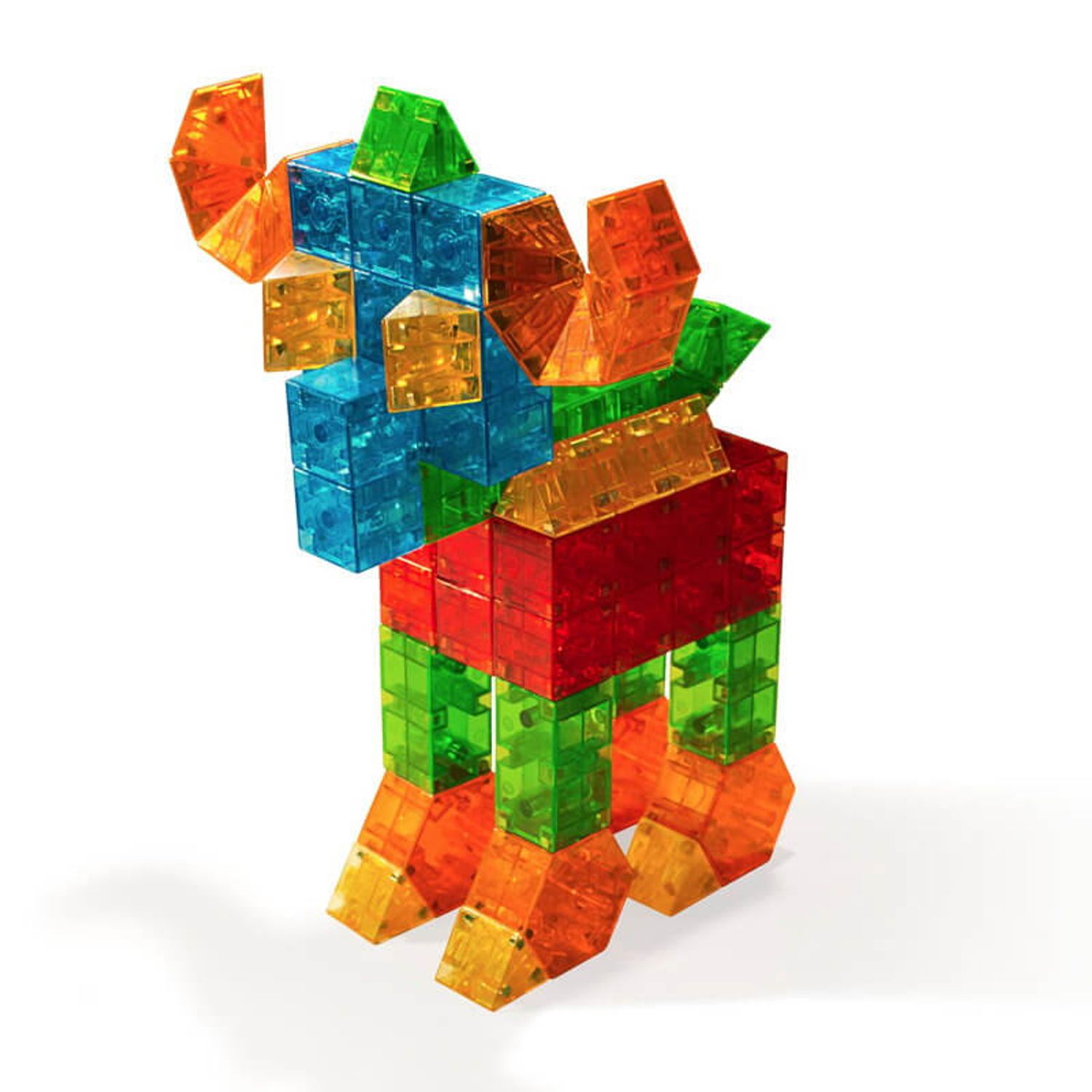 Magna-Tiles - Magna-Qubix set magnetic 85 piese - elefant.ro